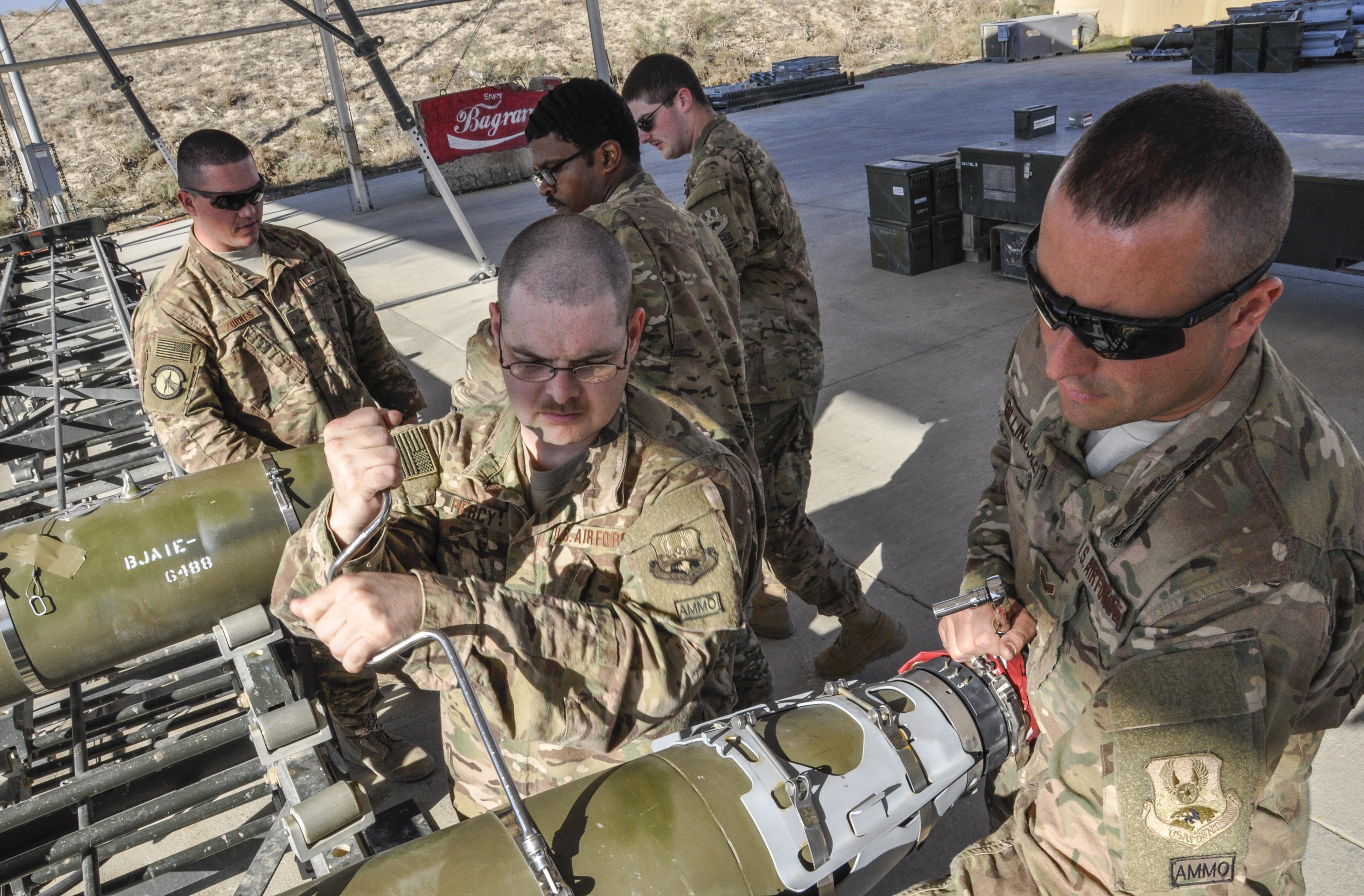Bagram ammo Airmen bring the boom to combat airpower > Air Force > Article Display