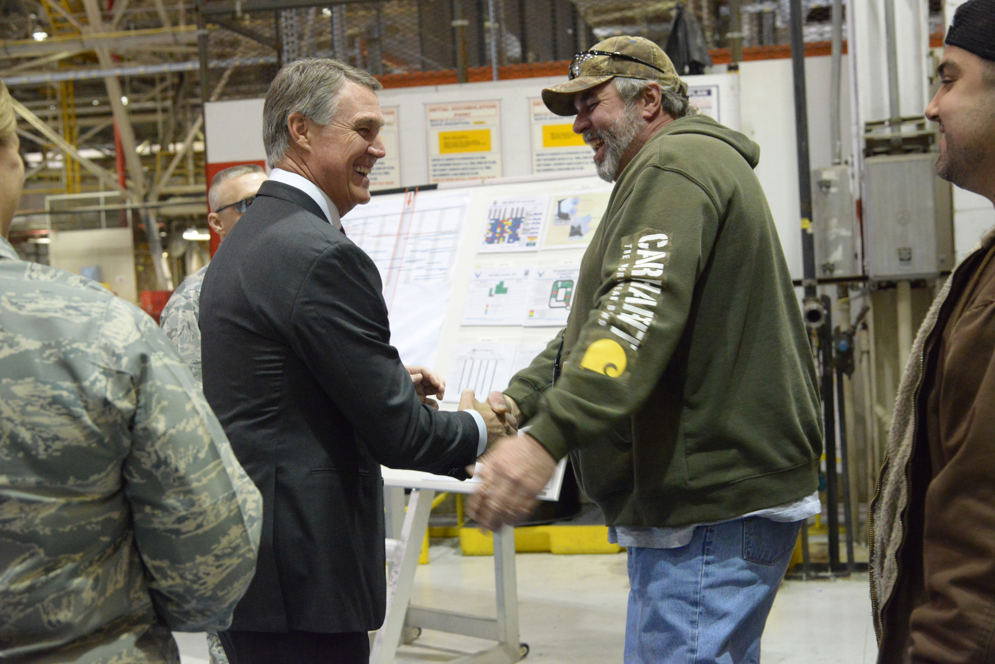 Perdue makes first official visit to Robins > Robins Air Force Base ...