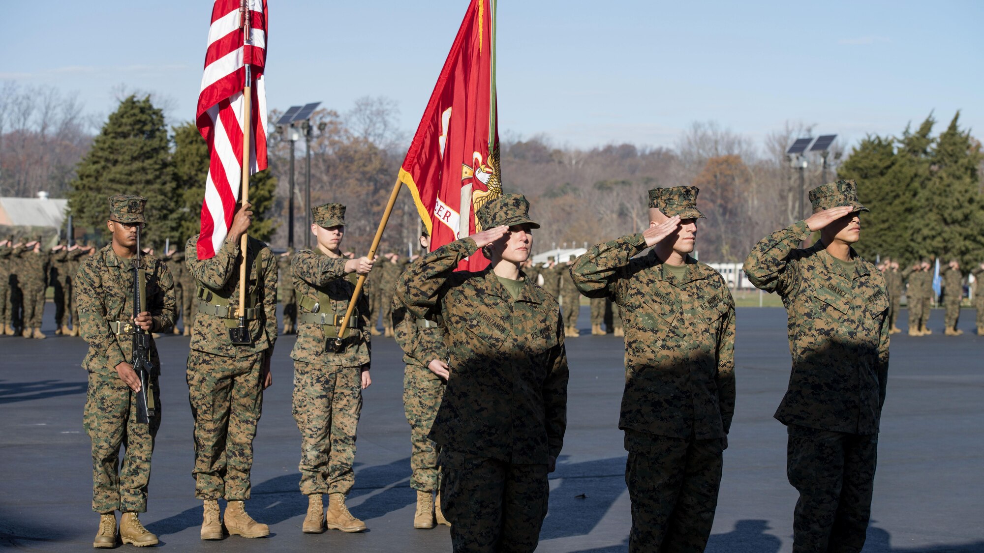 Field that forges Marine officers turns 75 > Air Force > Article Display