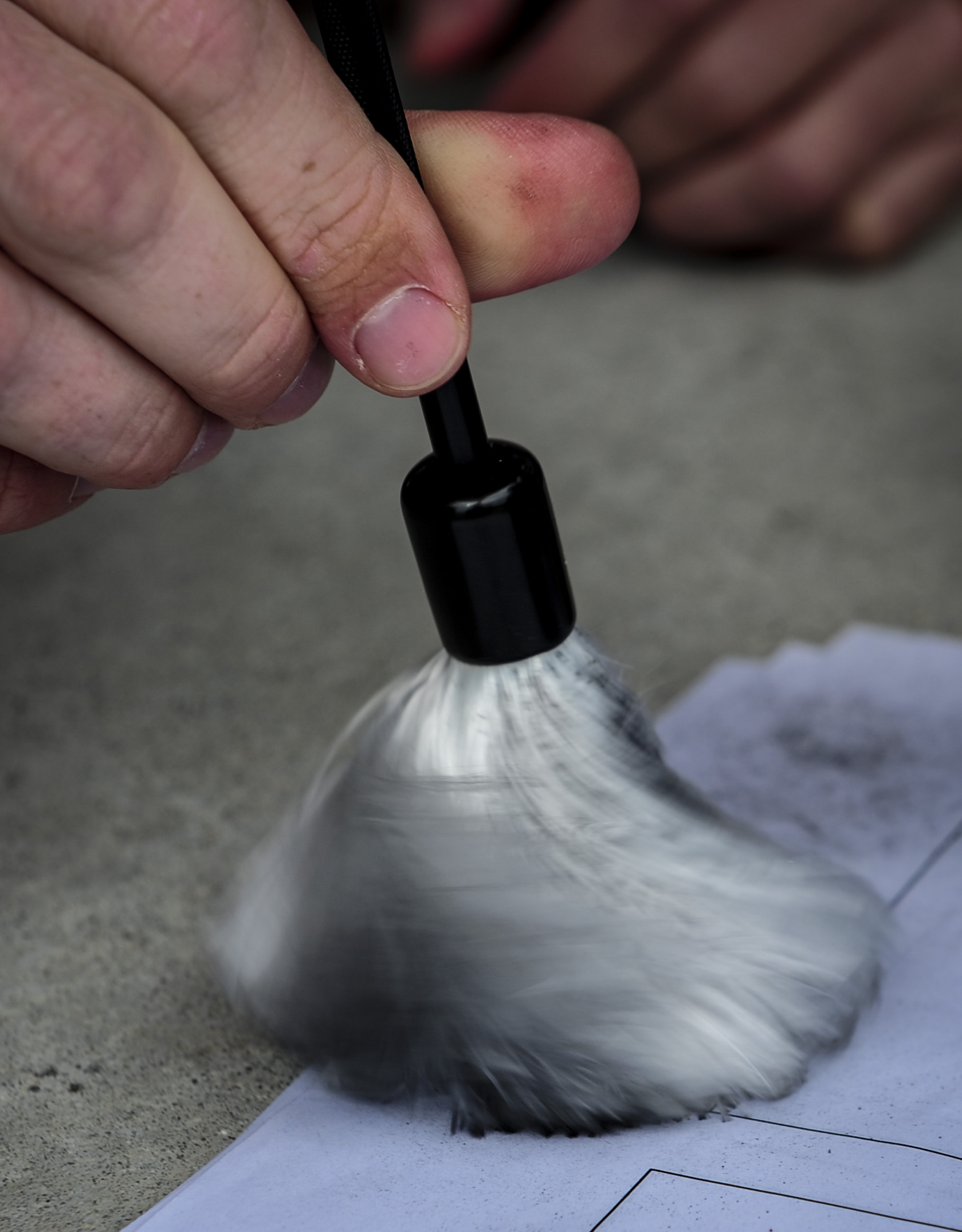 Explosive ordnance disposal Airmen conduct post-blast analysis training