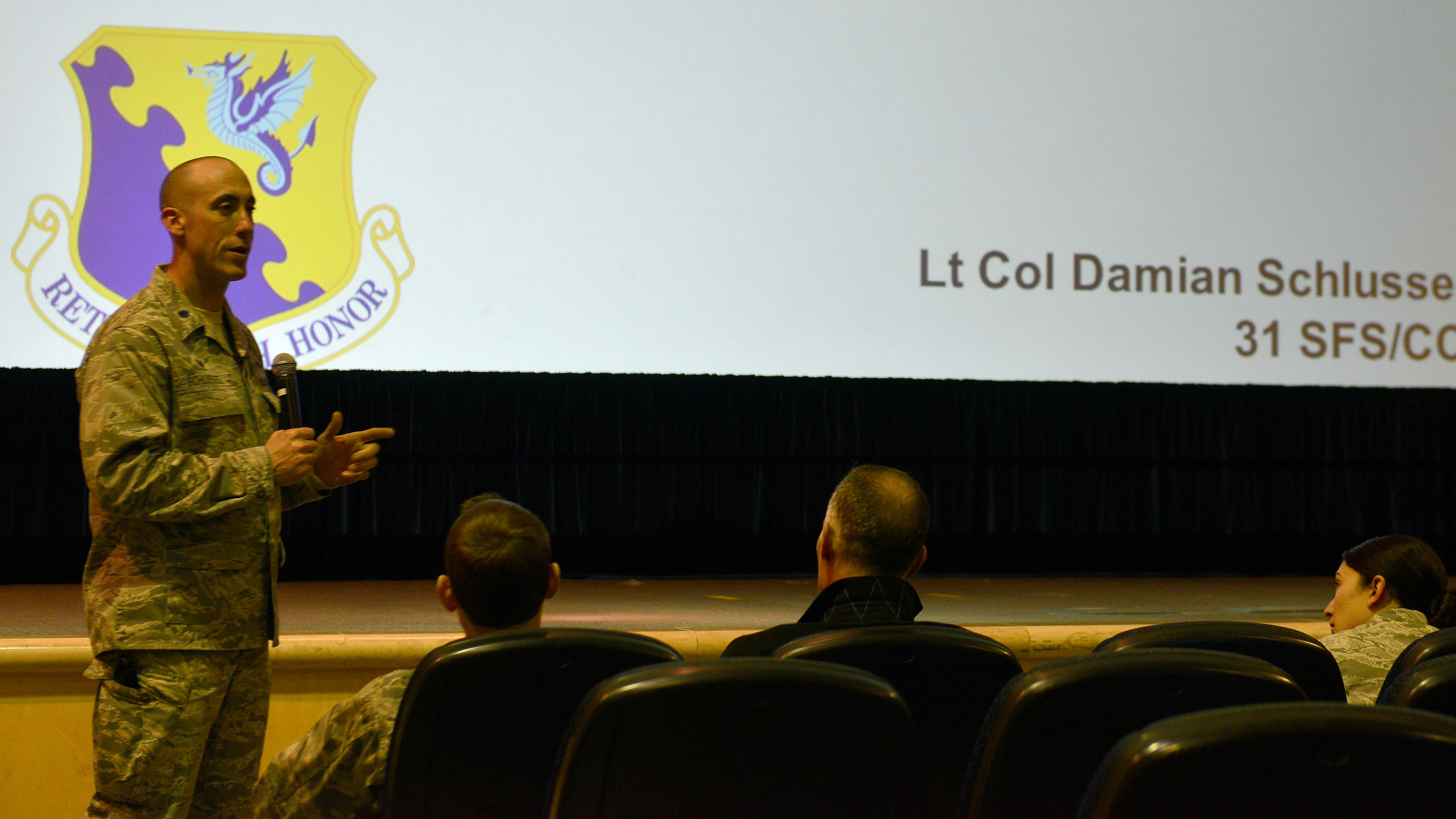 31 SFS hosts travel safety town hall meetings > Aviano Air Base > Display