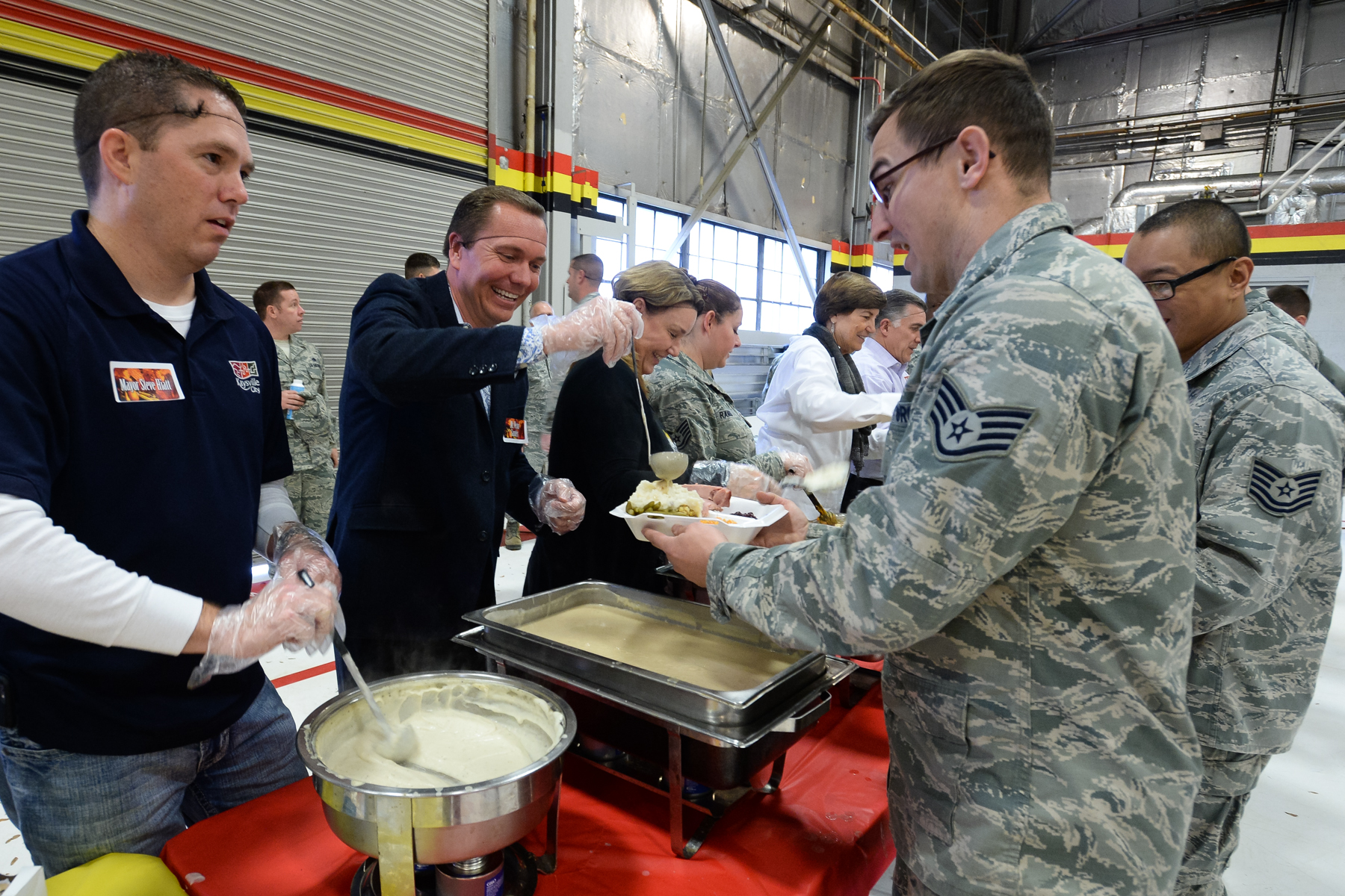Thanksgiving feast is served!