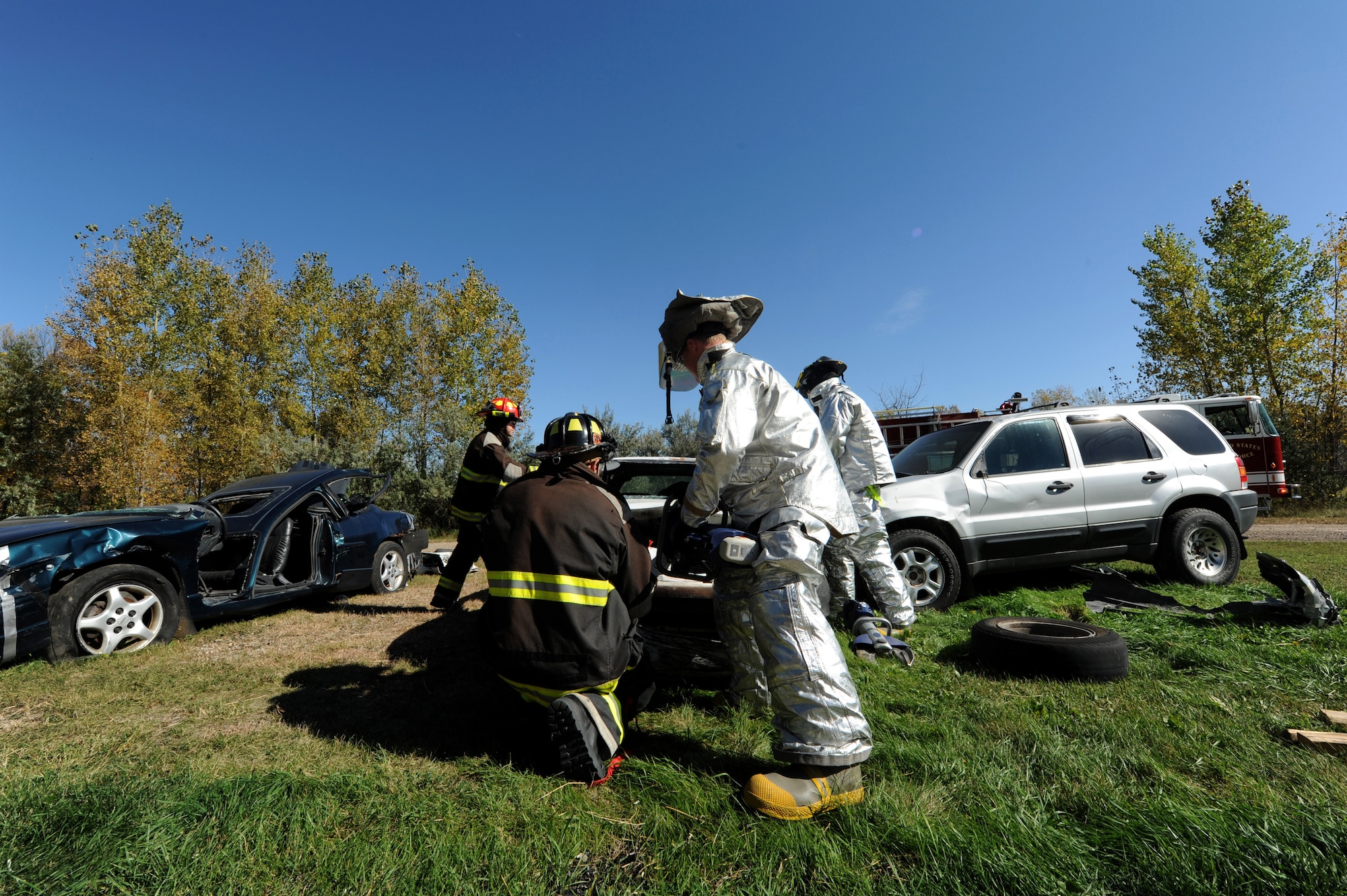 319th CES Fire Department trains to save lives > Grand Forks Air Force ...