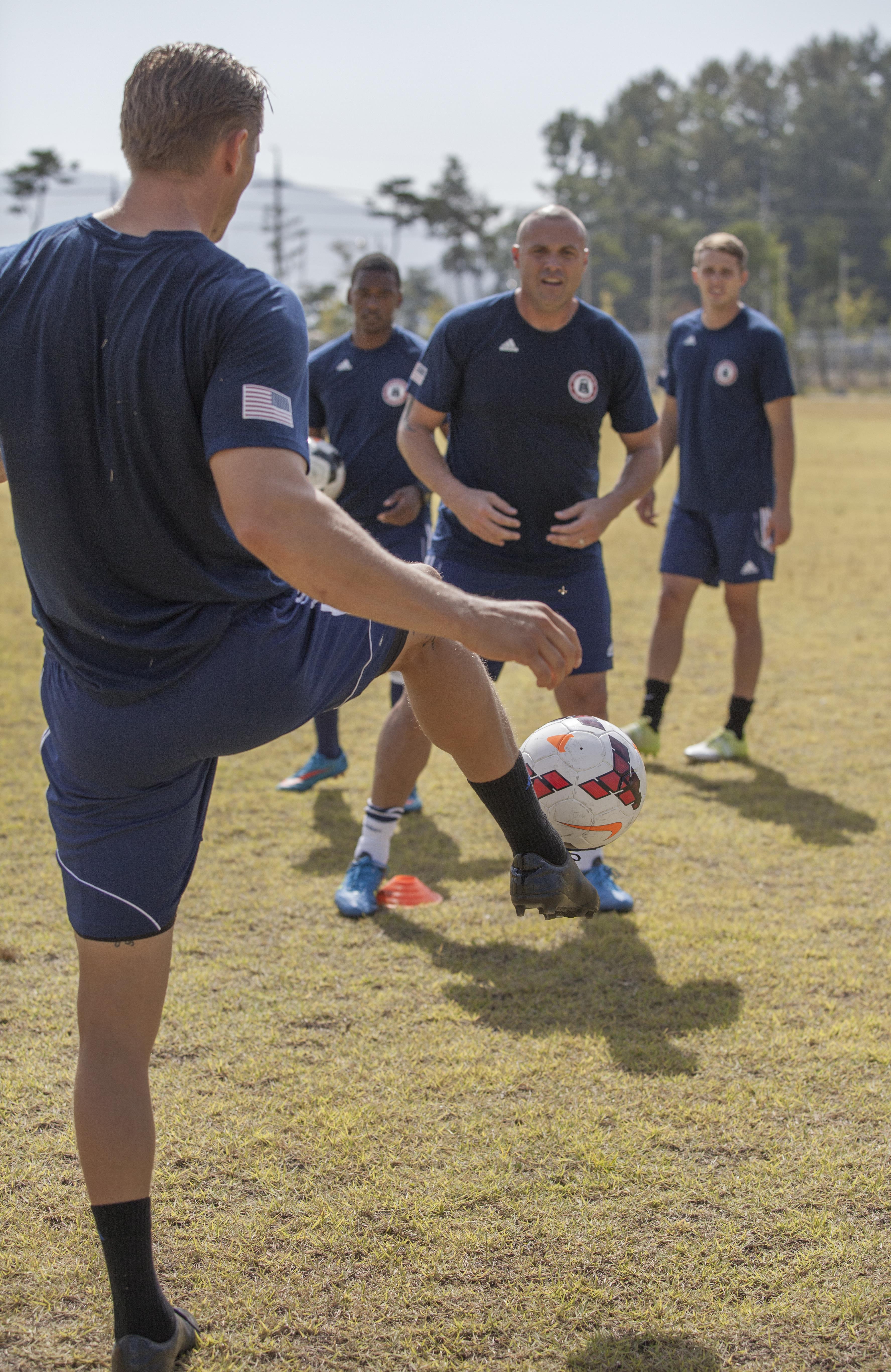 U.S. Mens Soccer Team Practice