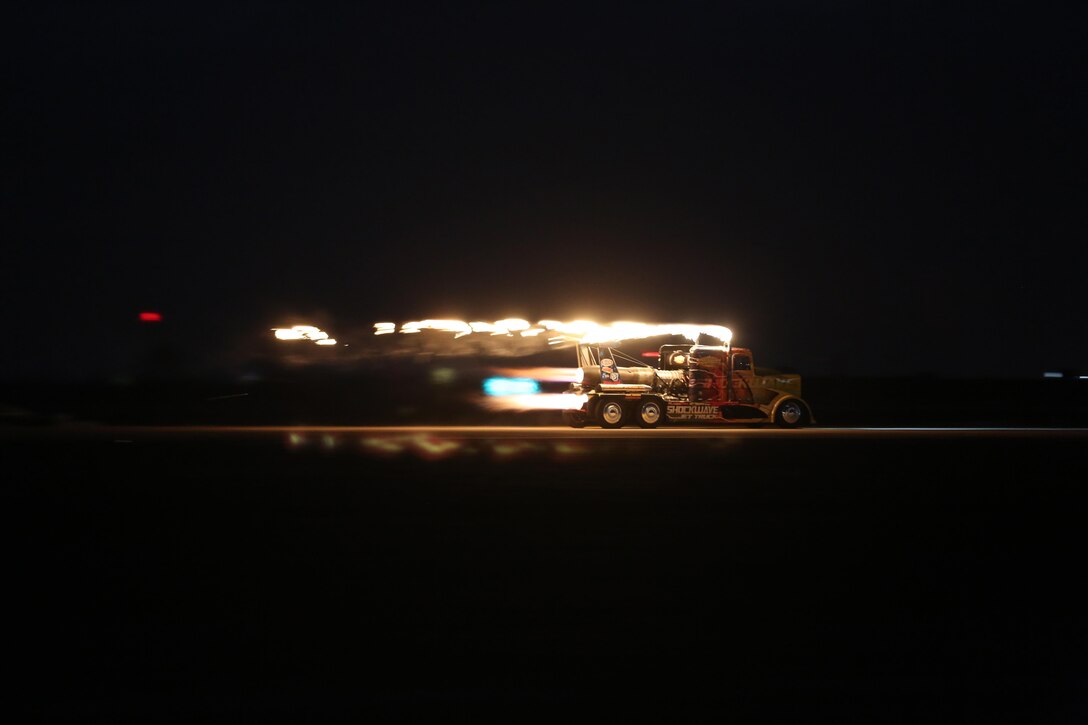 Shockwave Jet Truck lights up Miramar Air Show