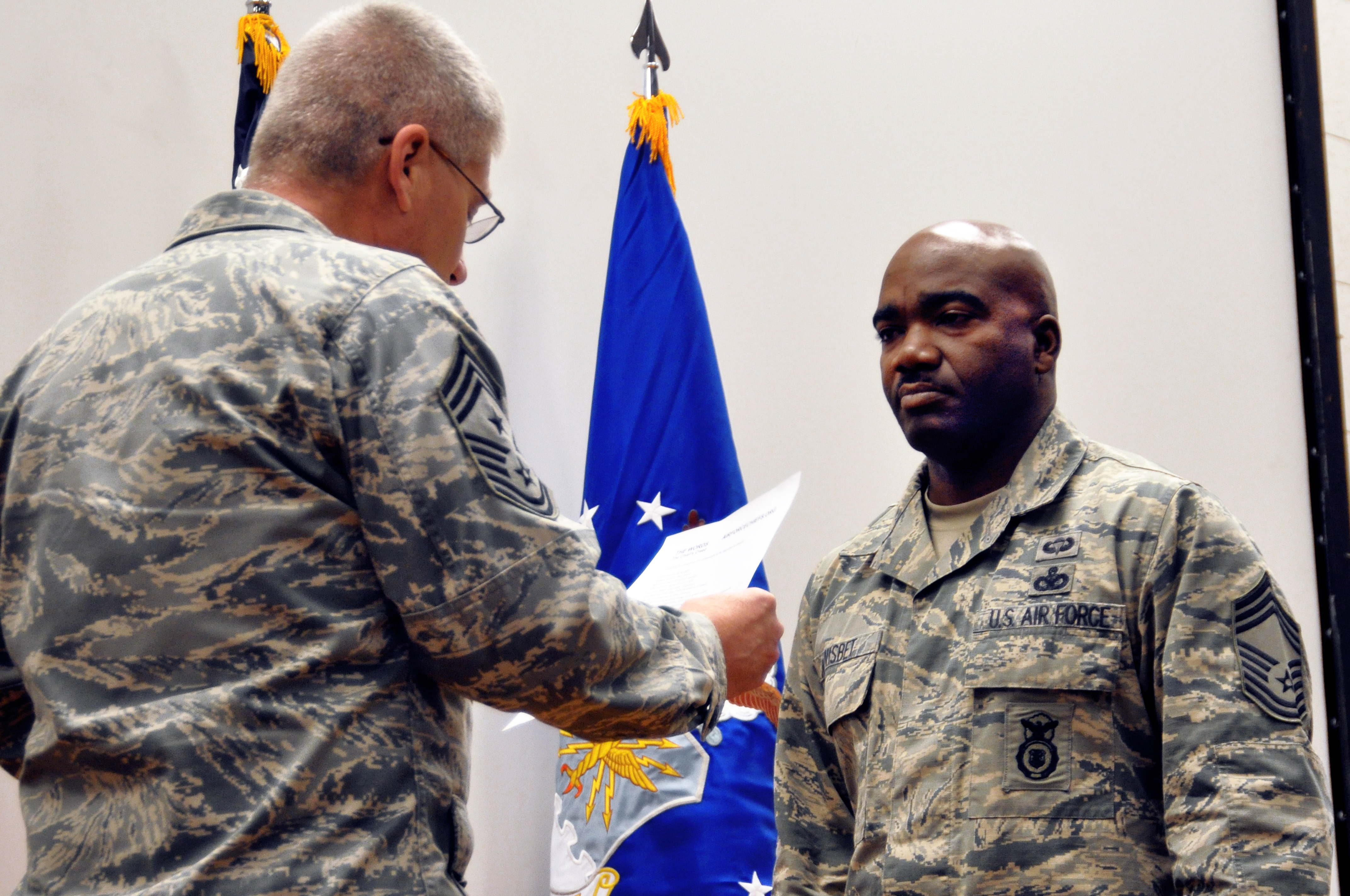 Airman STEPs up to chief