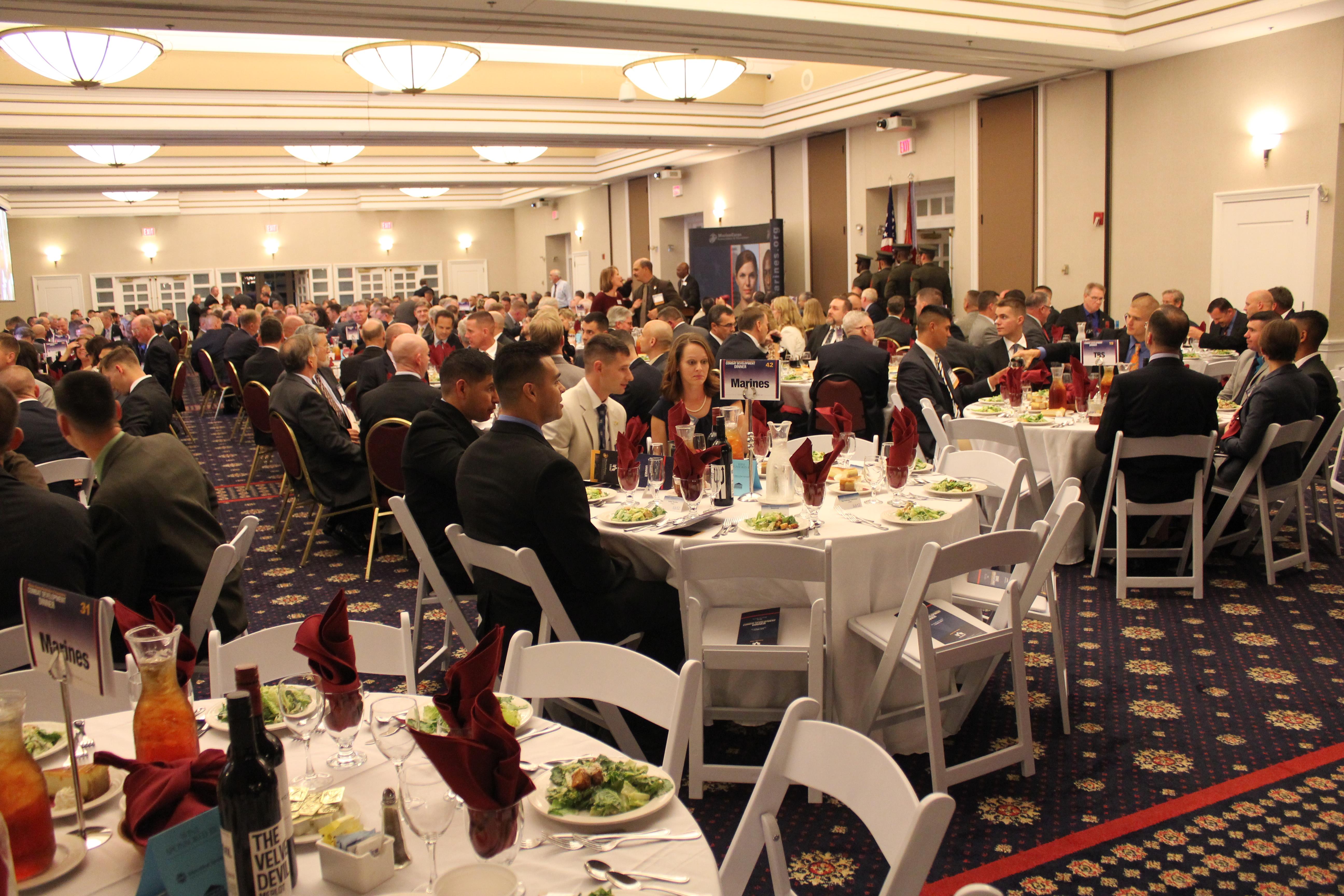 Lt. Gen. Robert Walsh speaks at the Fall Combat Development dinner ...