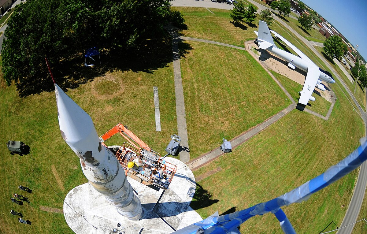 Minuteman II Missile gets a makeover > Whiteman Air Force Base ...
