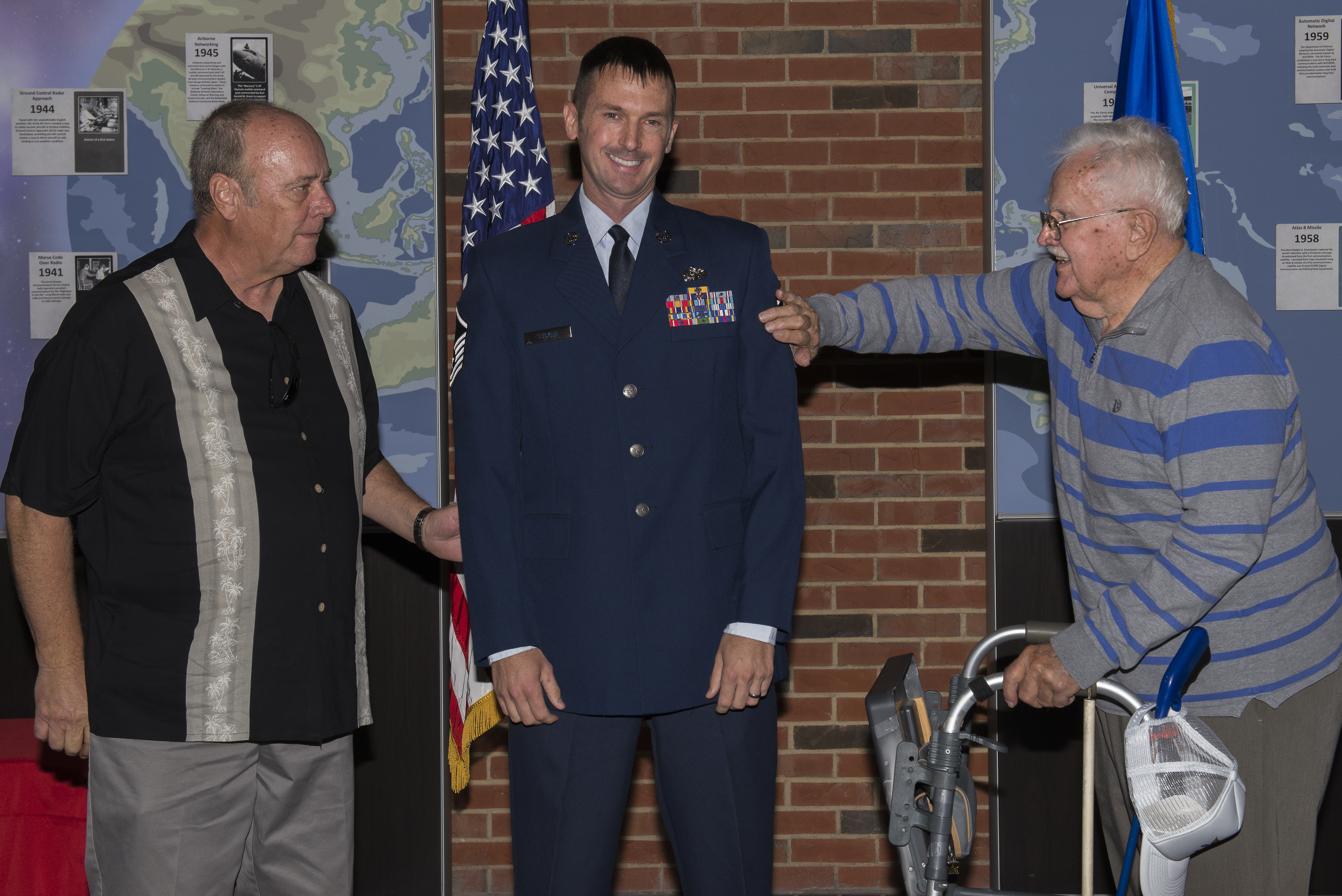 WWII veteran returns to Scott for grandson’s promotion > Scott Air ...