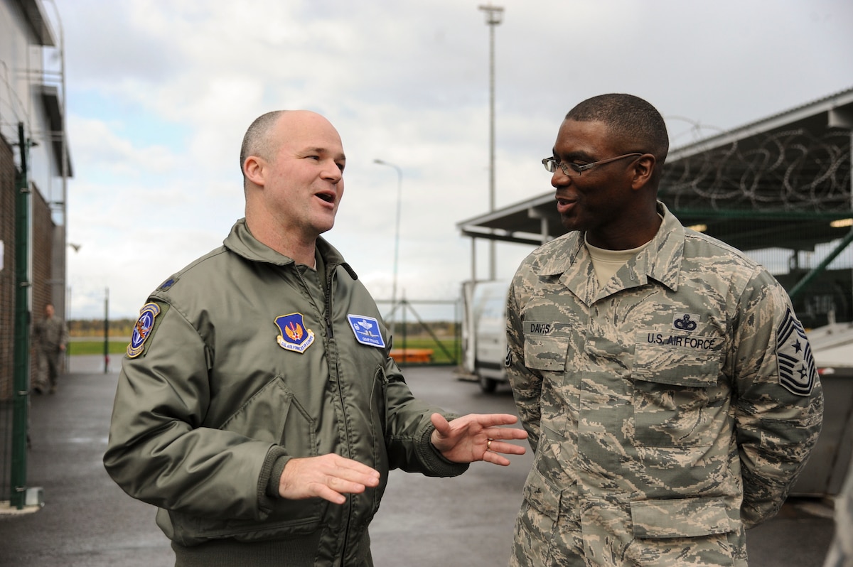 USAFE-AFAFRICA Command Chief visits deployed Airmen in Estonia > Moody ...