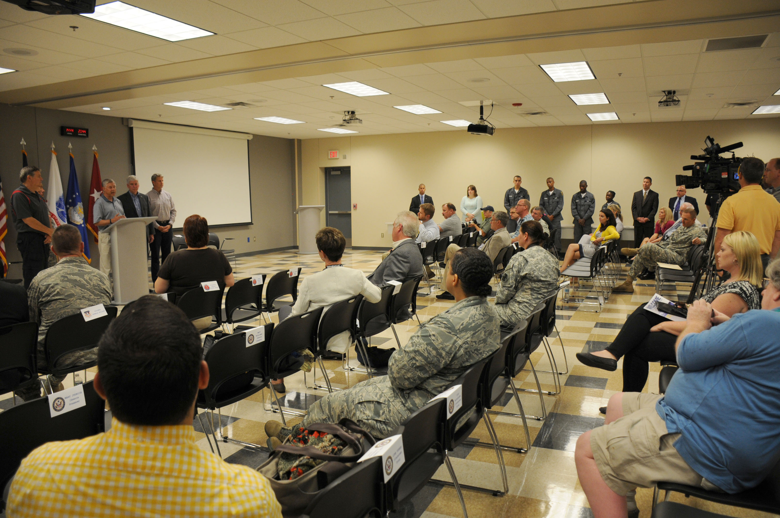 Congressional Delegation visits 110th Attack Wing