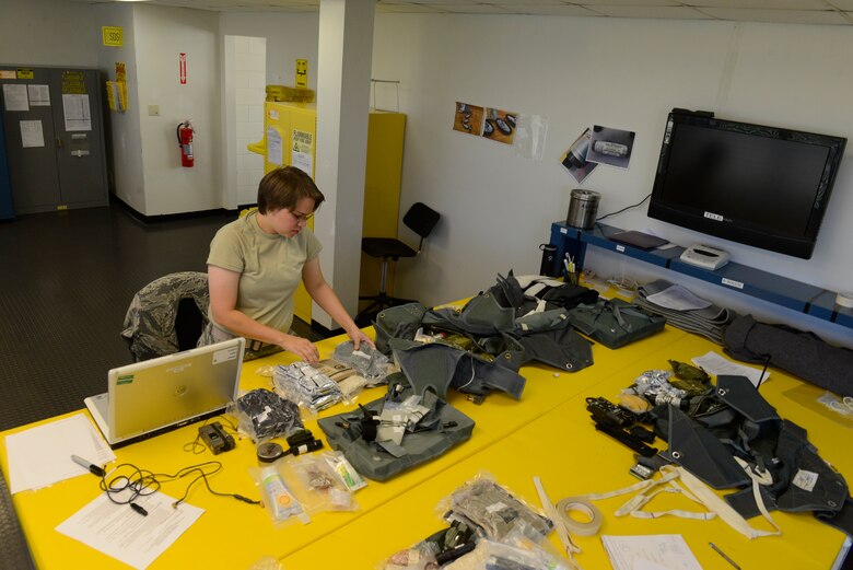 Parachutes precisely packed to perfection > Shaw Air Force Base ...