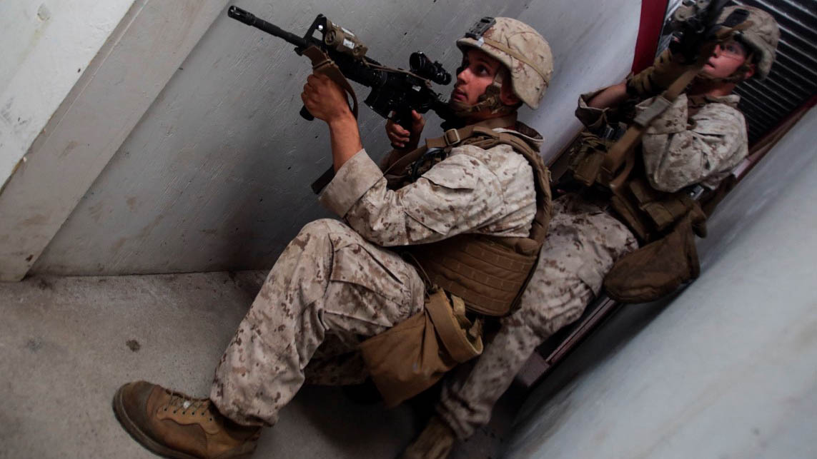 Marines set the curve at Division Schools