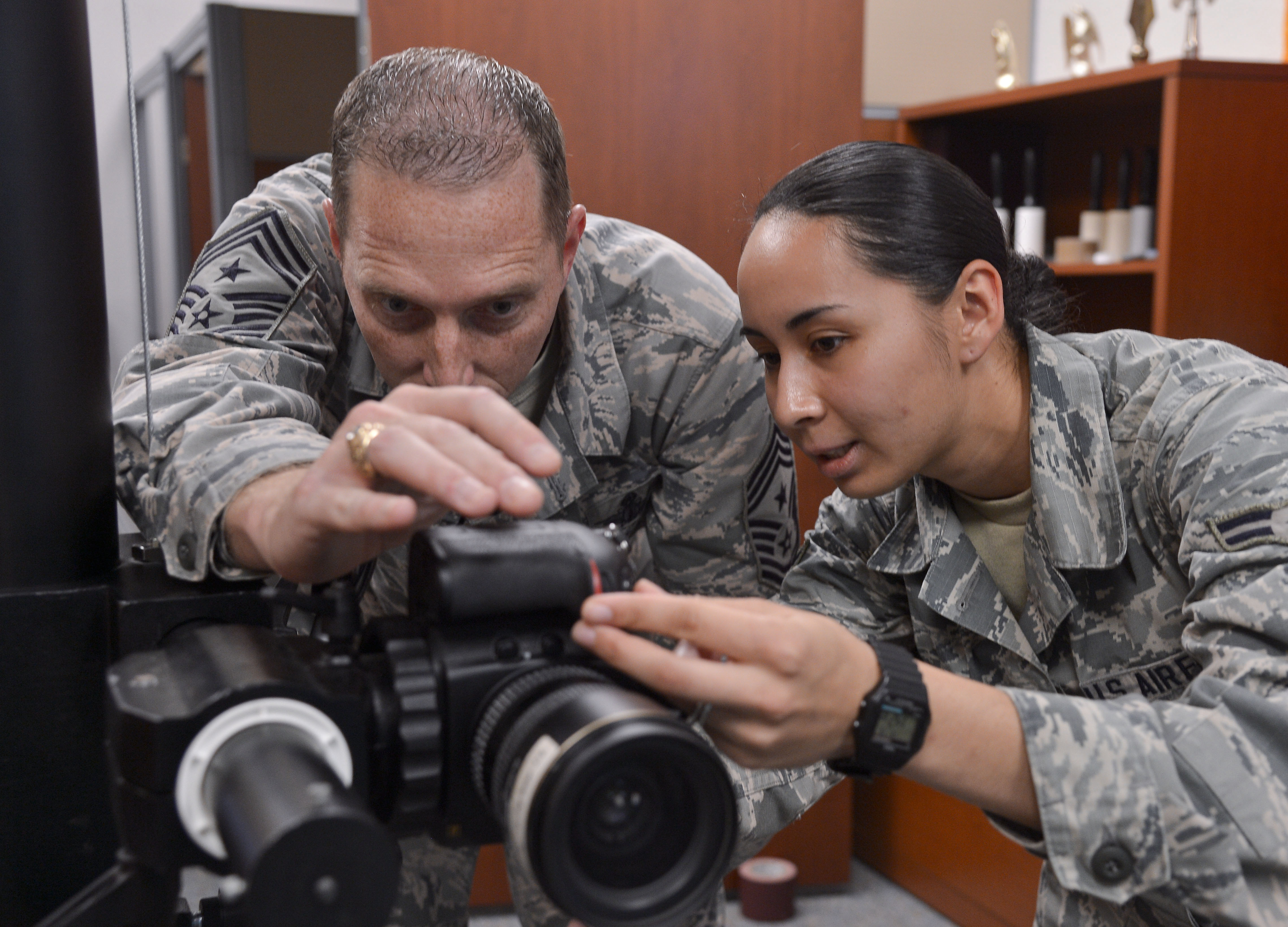 Airmen’s Time with public affairs