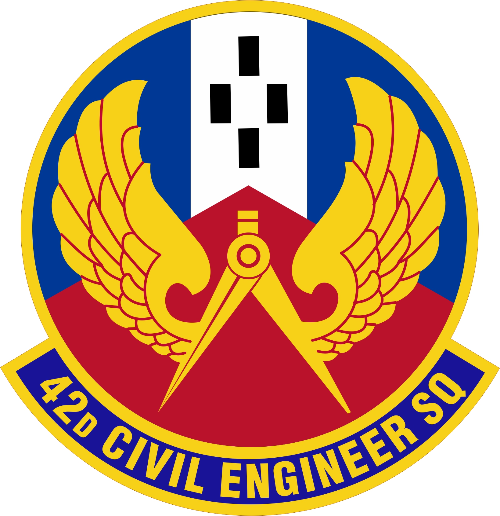 42 Civil Engineer Squadron emblem