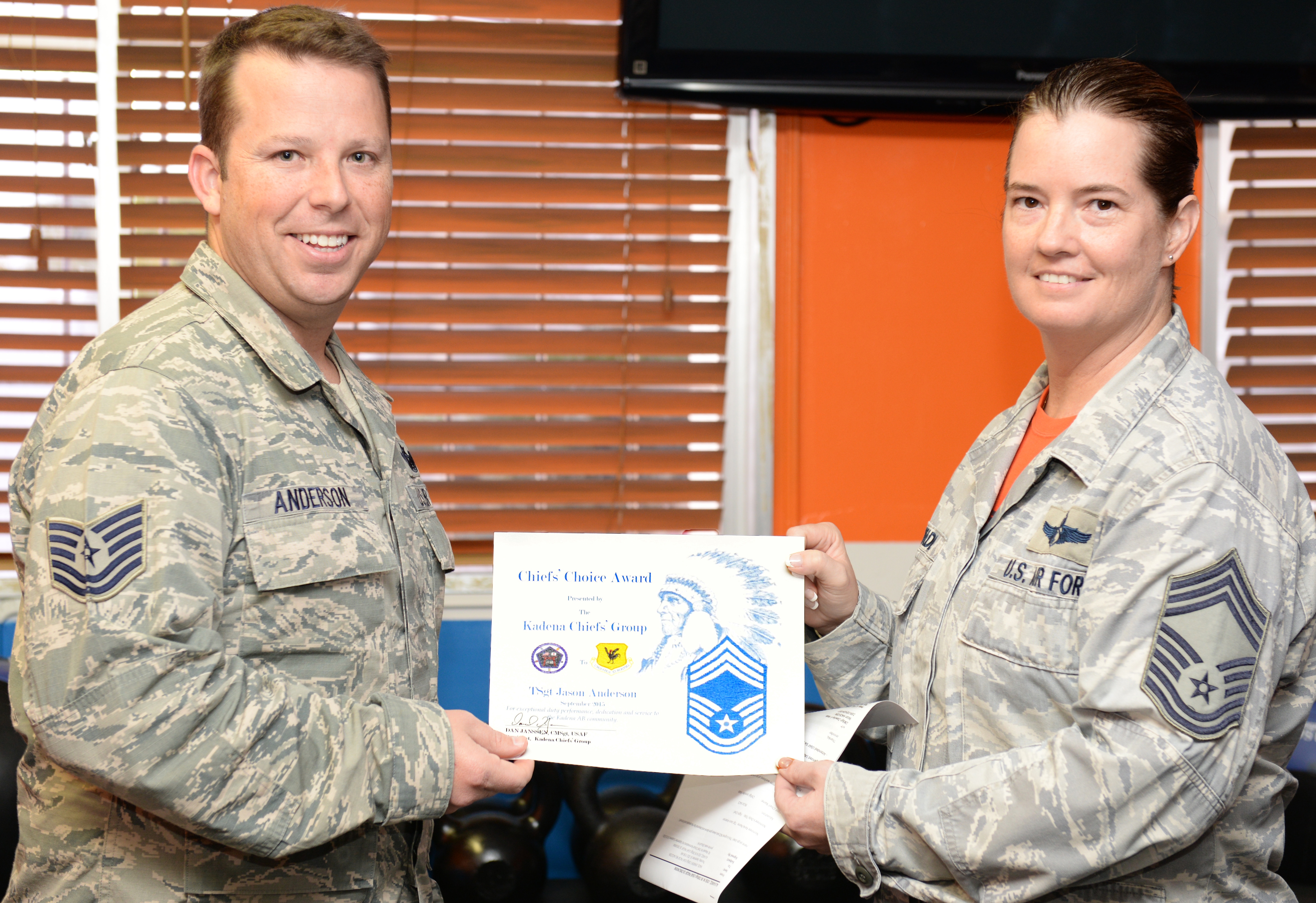 Chiefs’ Choice Award > Kadena Air Base > Article Display