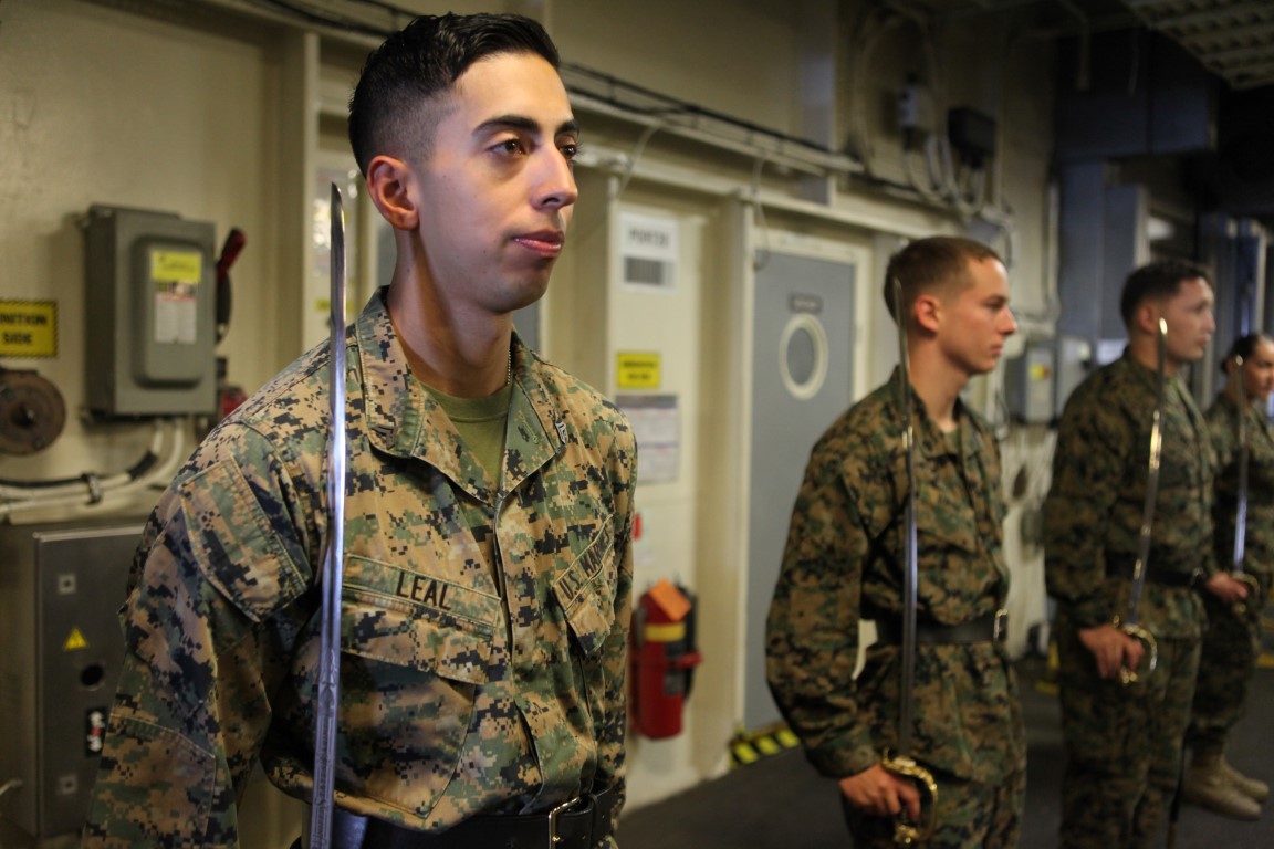 Marines graduate Corporal’s Course aboard USNS Lewis and Clark