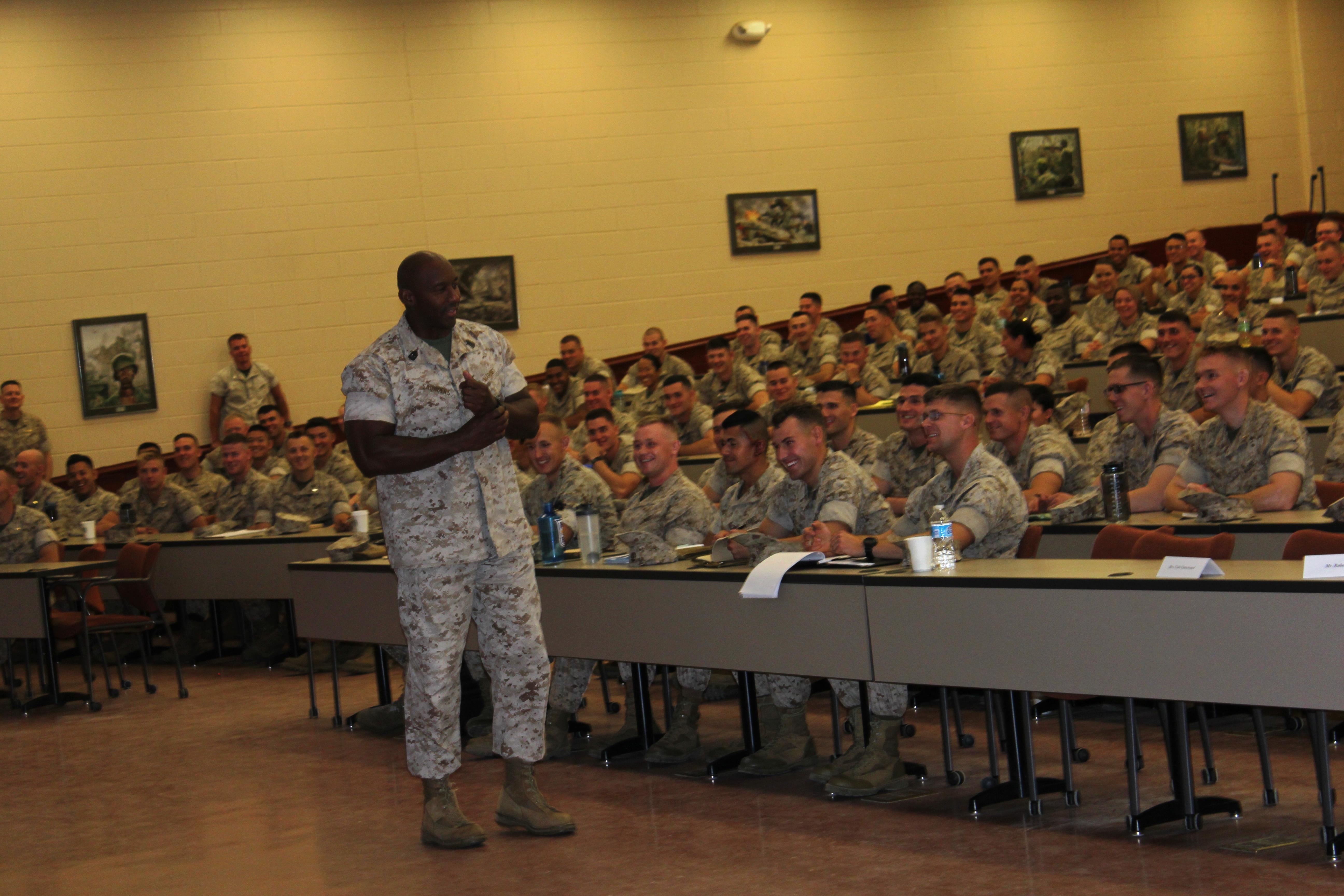 Marine volunteers at the marathon will help fulfill the MCM’s mission ...
