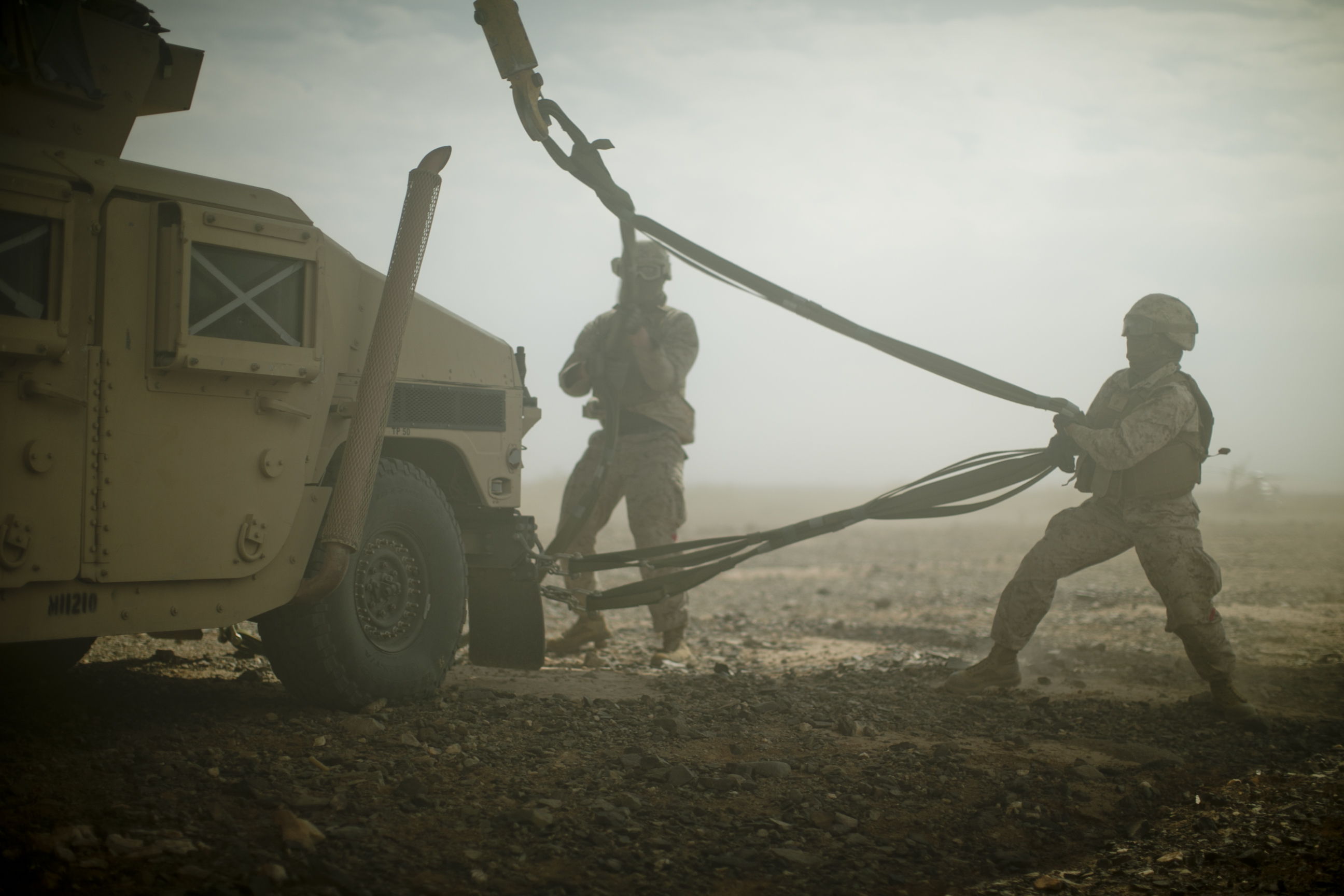 Marines Sling-Load Humvee During Tactics Exercise | U.S. Department of War