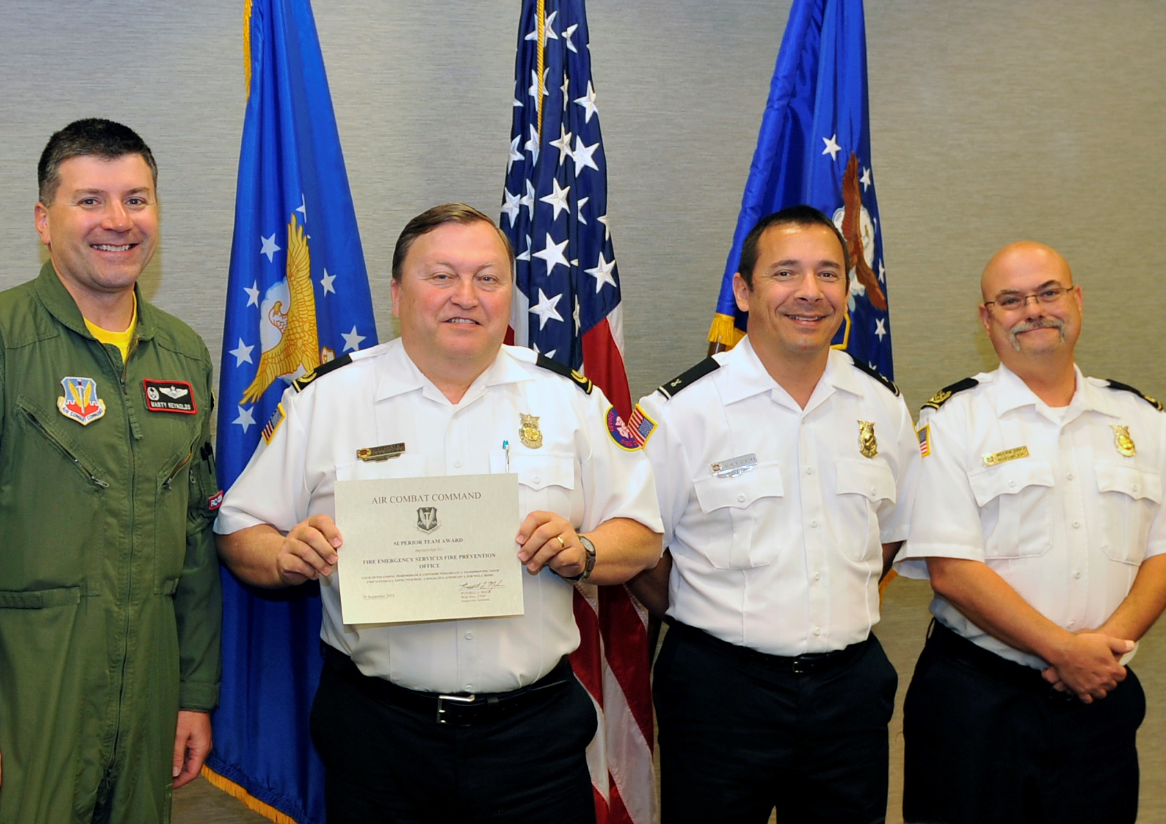 Offutt Fire Department wins IG award > Offutt Air Force Base > News