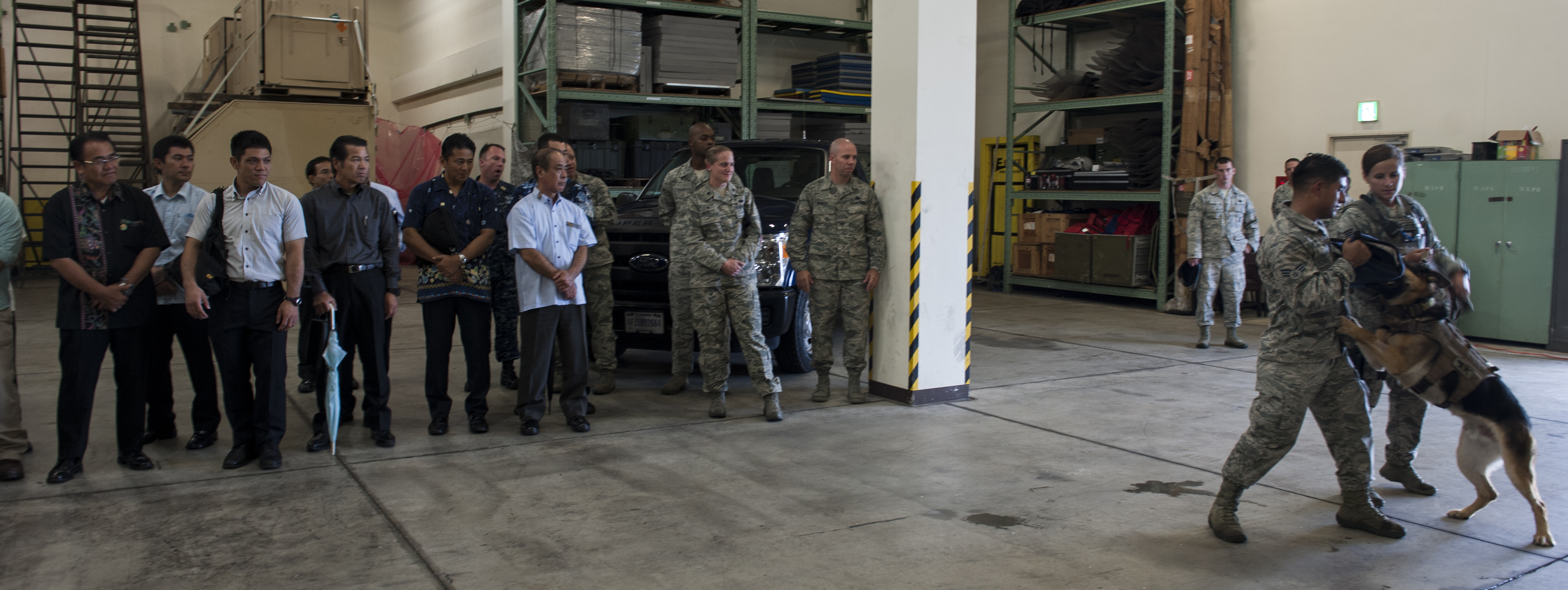 18th SFS opens facilities to Okinawan police > Kadena Air Base ...