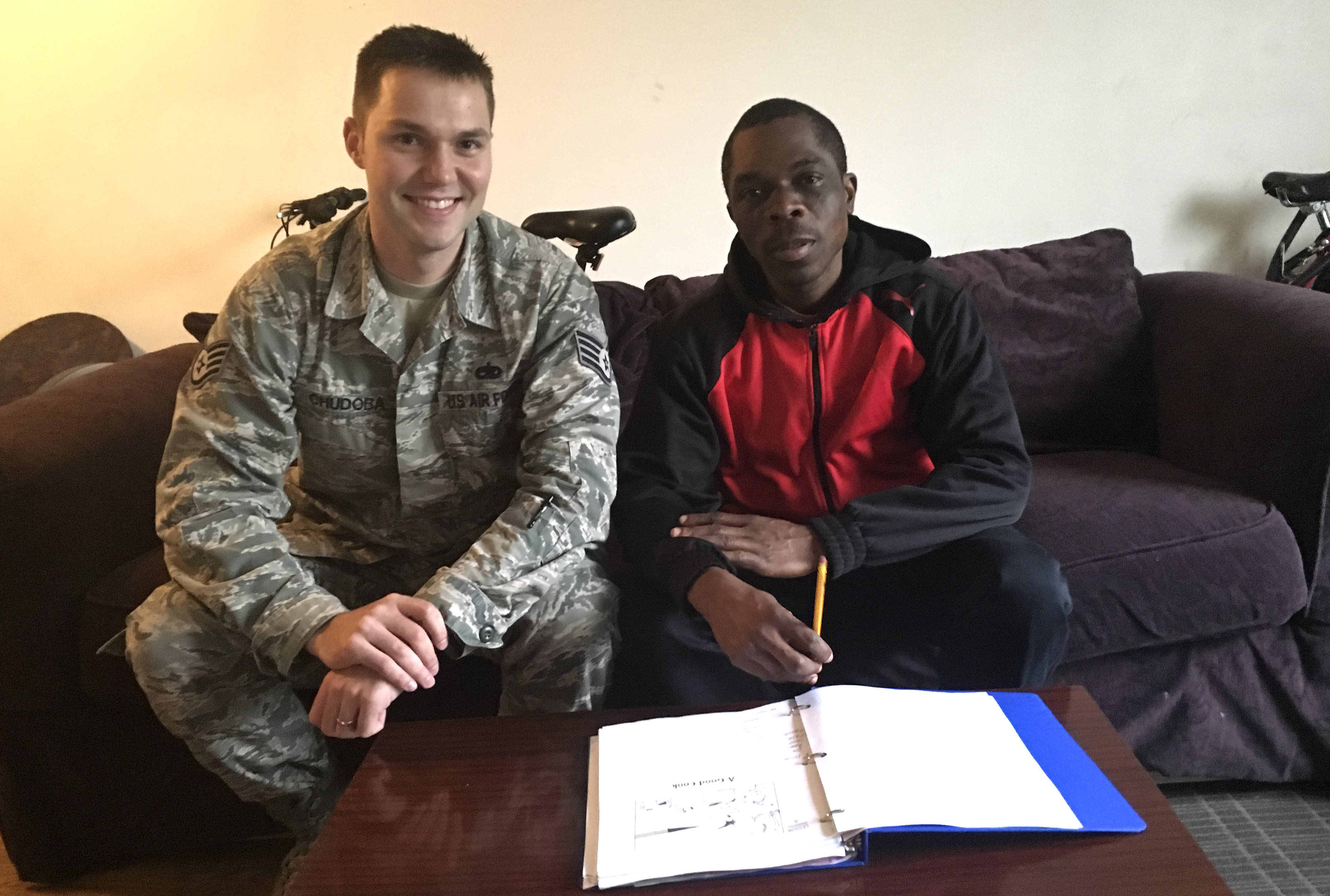 Fairchild Airman takes refugee under wing > Air Mobility Command > Display