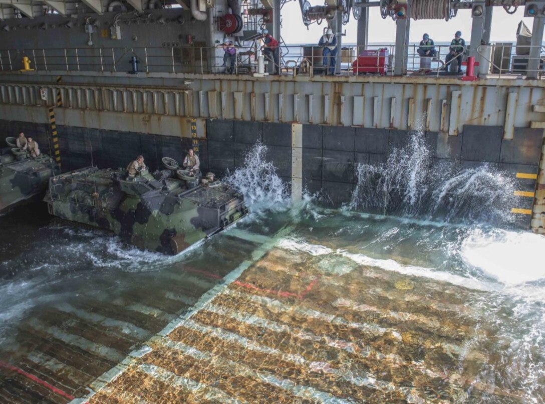 USS Germantown supports III MEF at Blue Chromite
