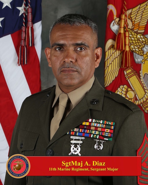 Sergeant Major Albert Diaz > 1st Marine Division > Biography
