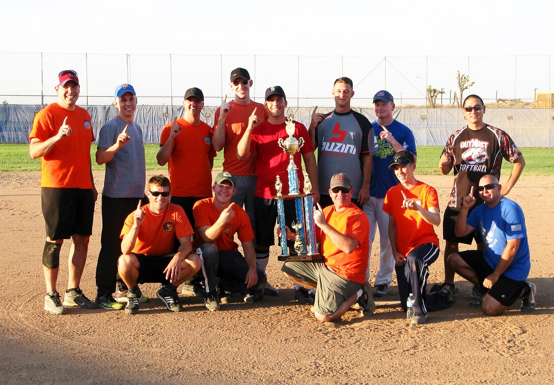 Test Pilot School wins softball championship