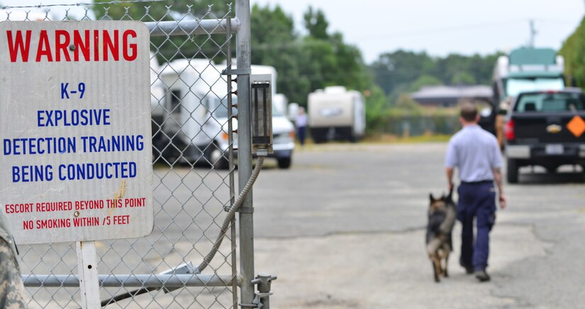 Eustis canine handlers certify international contractors > Joint Base ...