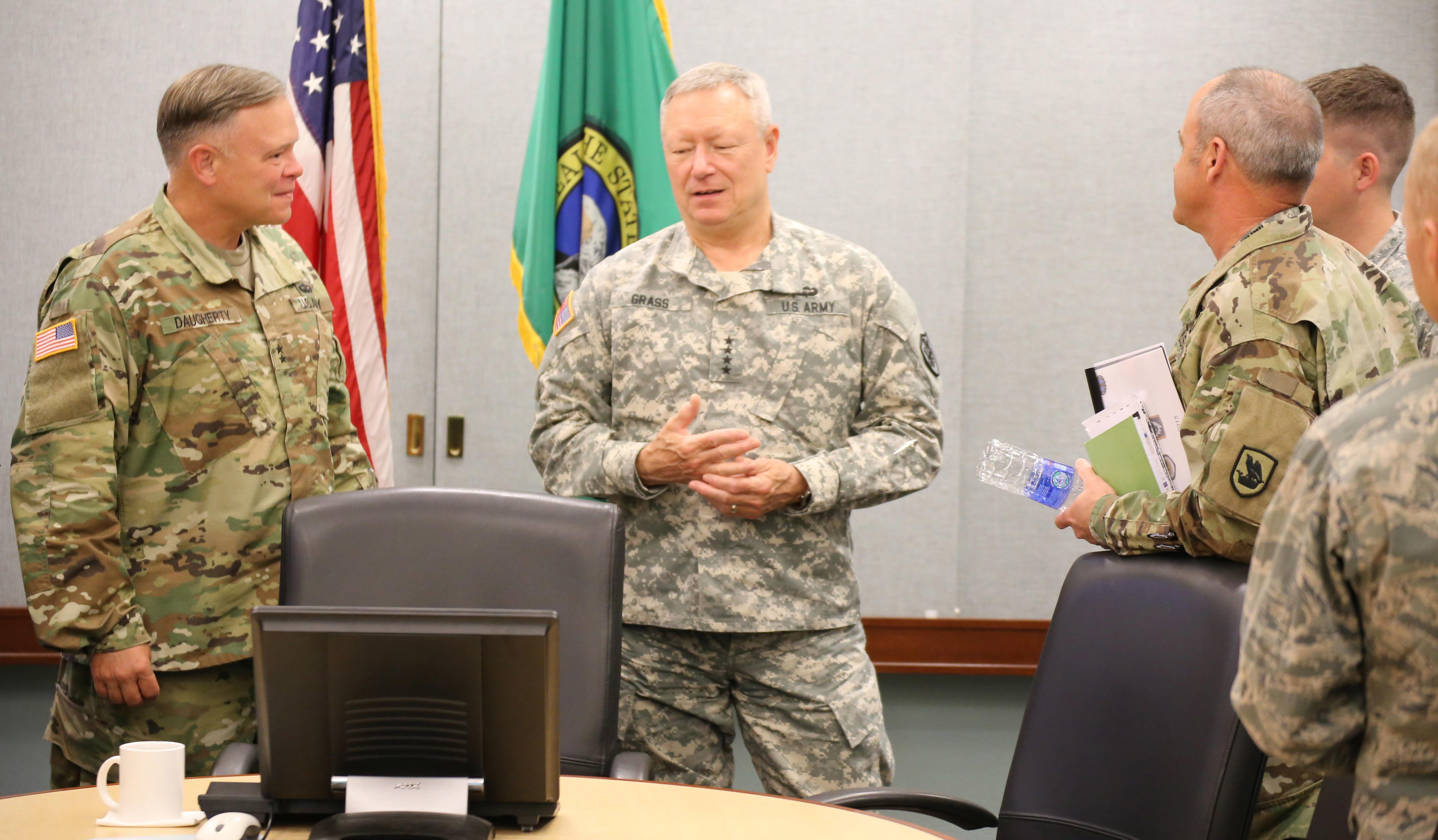 Oregon Guard Airmen and Soldiers conducting fire cleanup as blazes burn ...