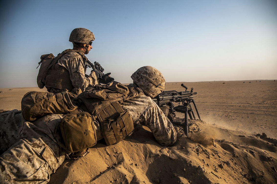 15th MEU Marines hit sand running in Kuwait