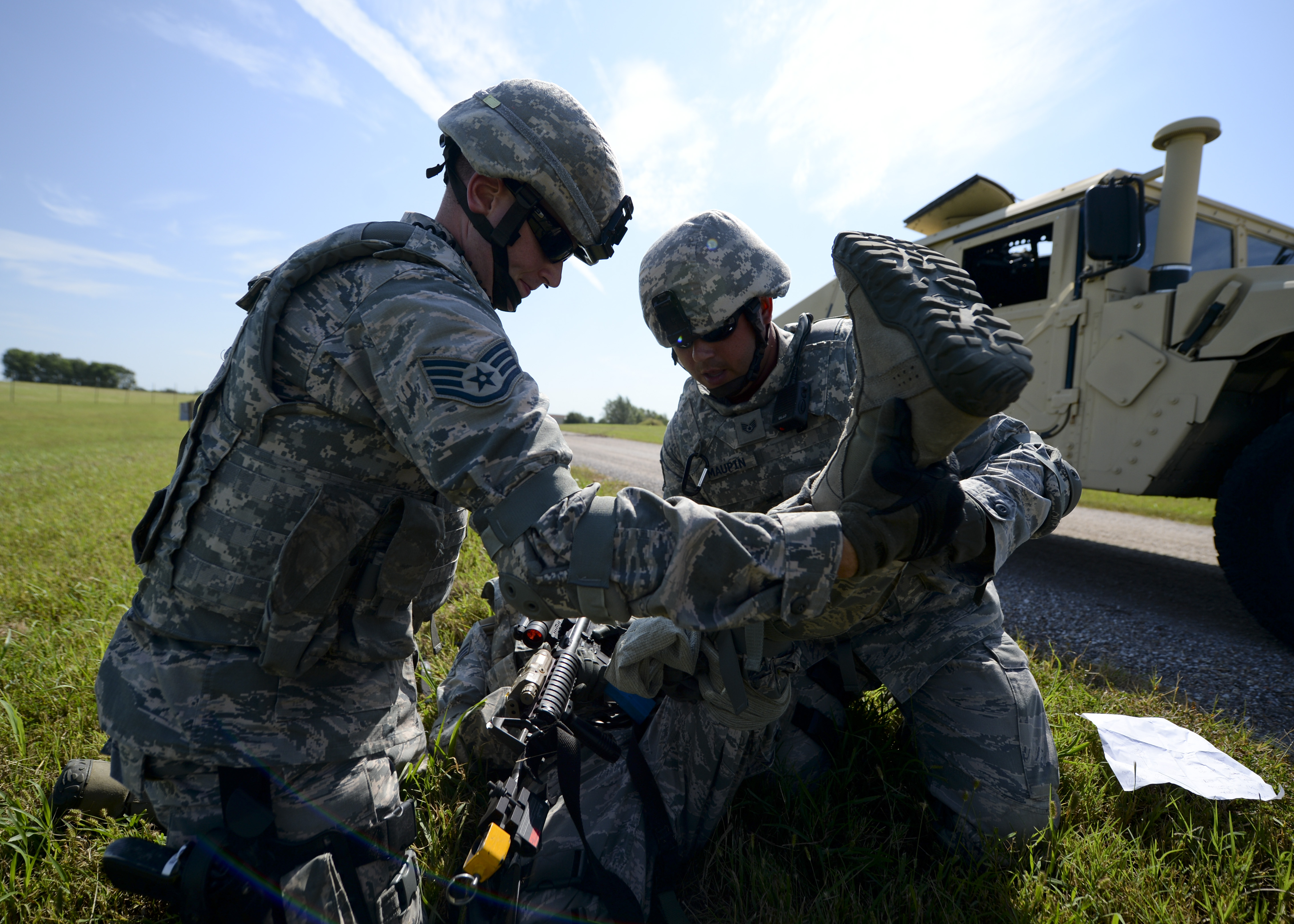 22nd SFS Airmen train for dangerous scenarios