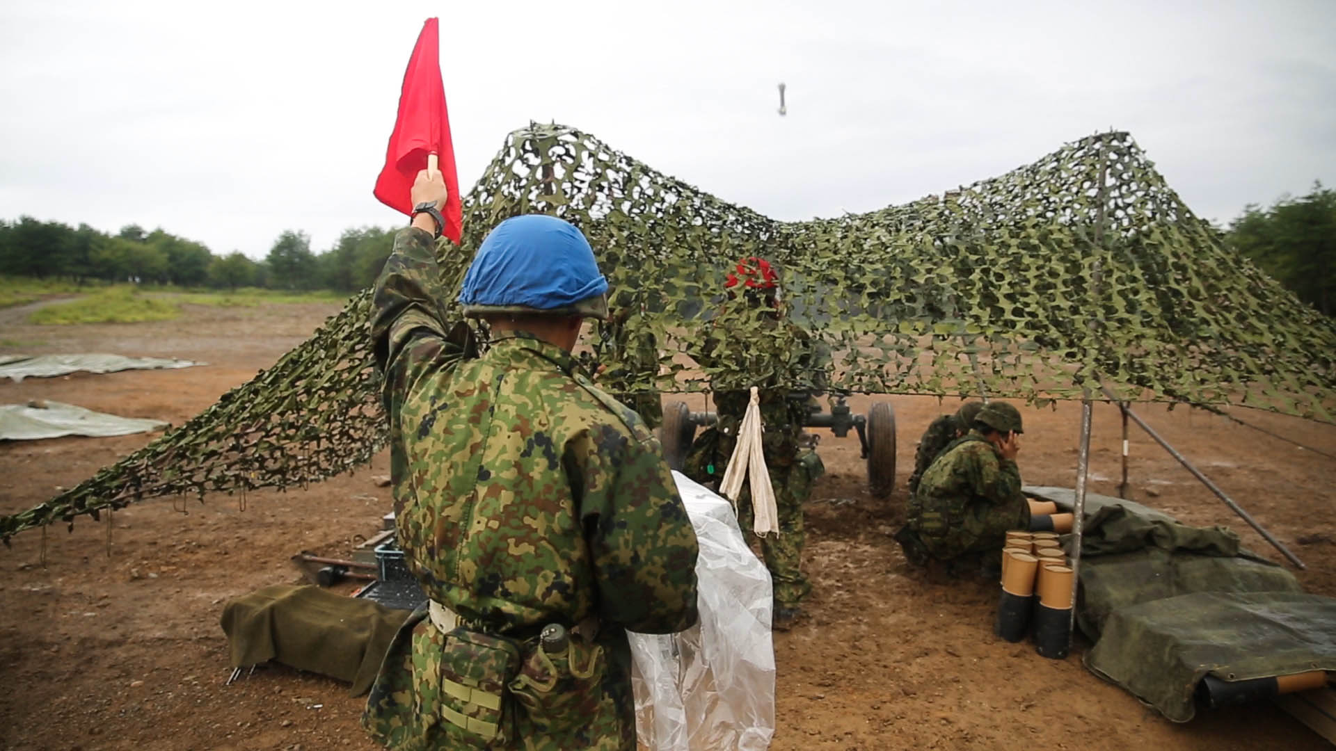 JGSDF, Marines fire mortars at Forest Light 16-1