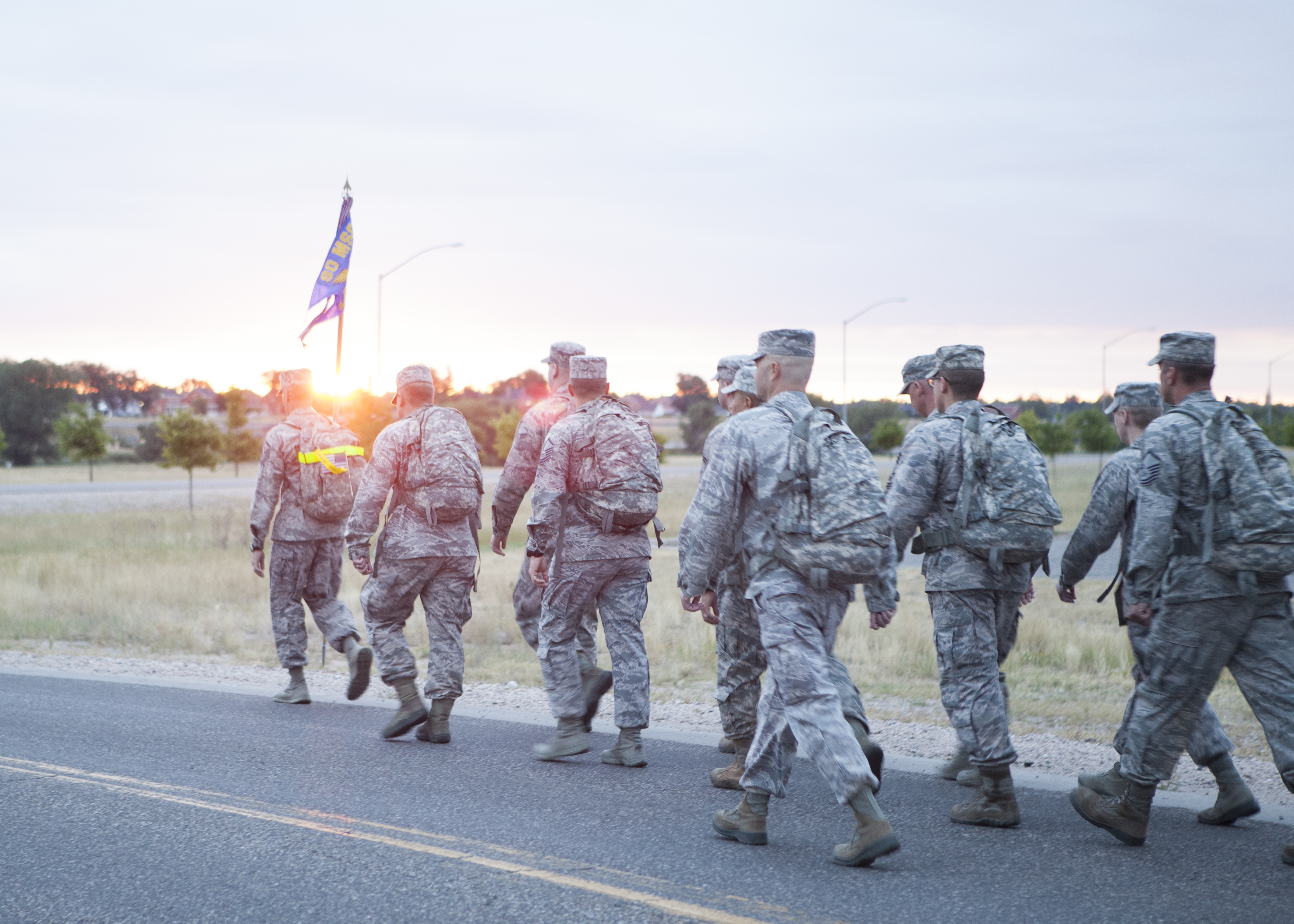 90th LRS marches in memory of 9/11 > F.E. Warren Air Force Base > News