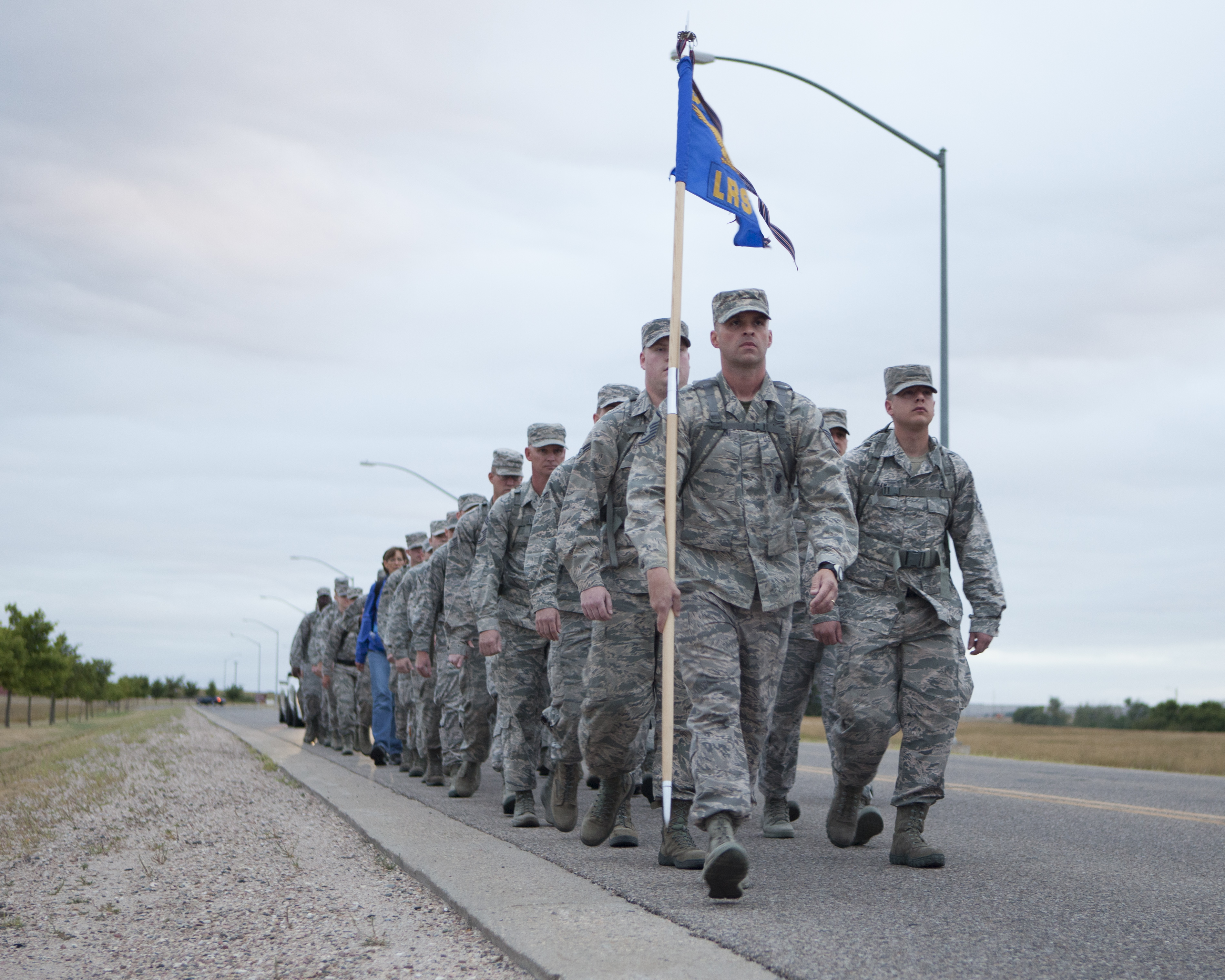90th LRS marches in memory of 9/11 > F.E. Warren Air Force Base > News