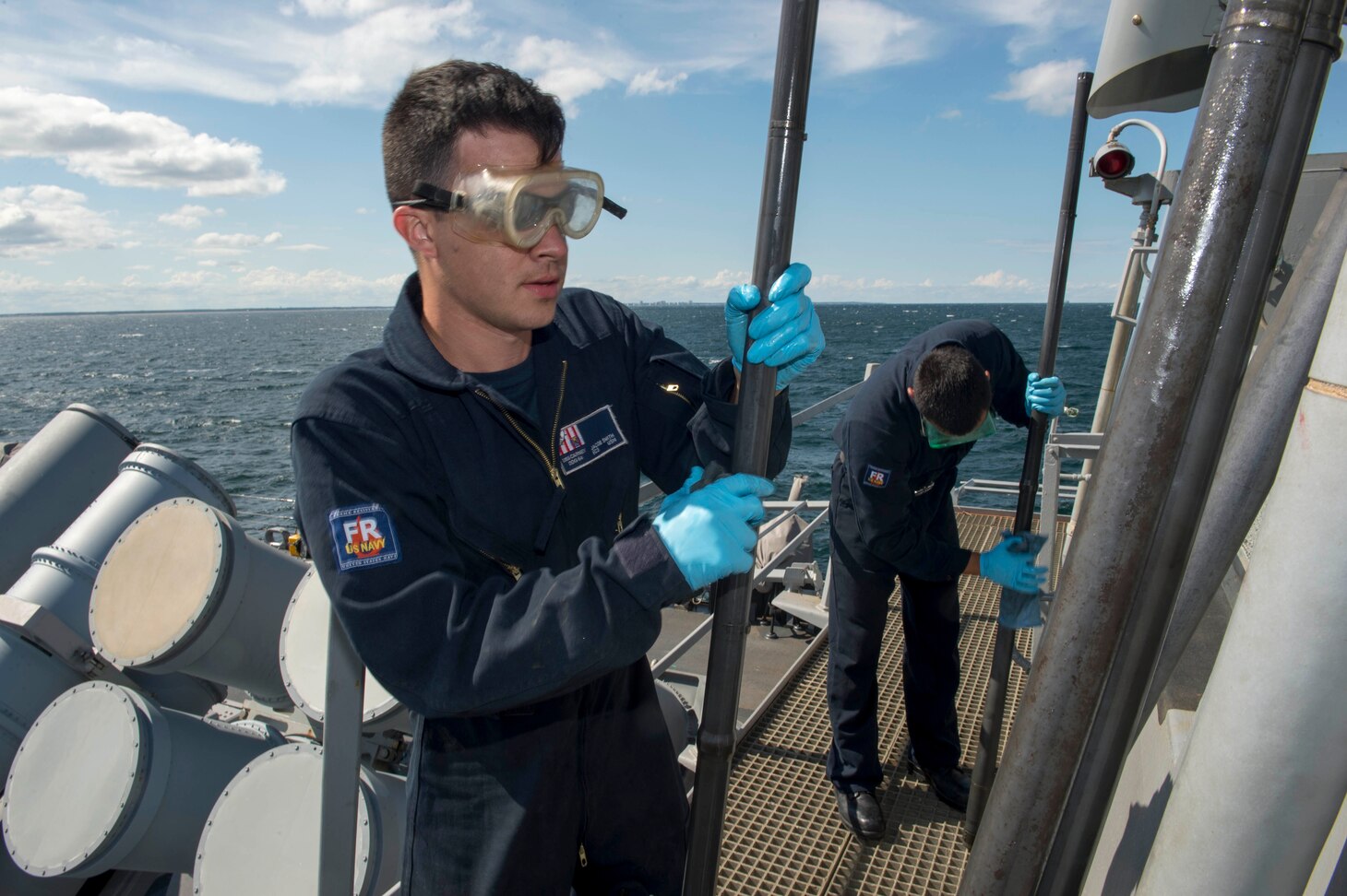 USS Carney Tests Improved Flame-Resistant Variant Coveralls > United ...