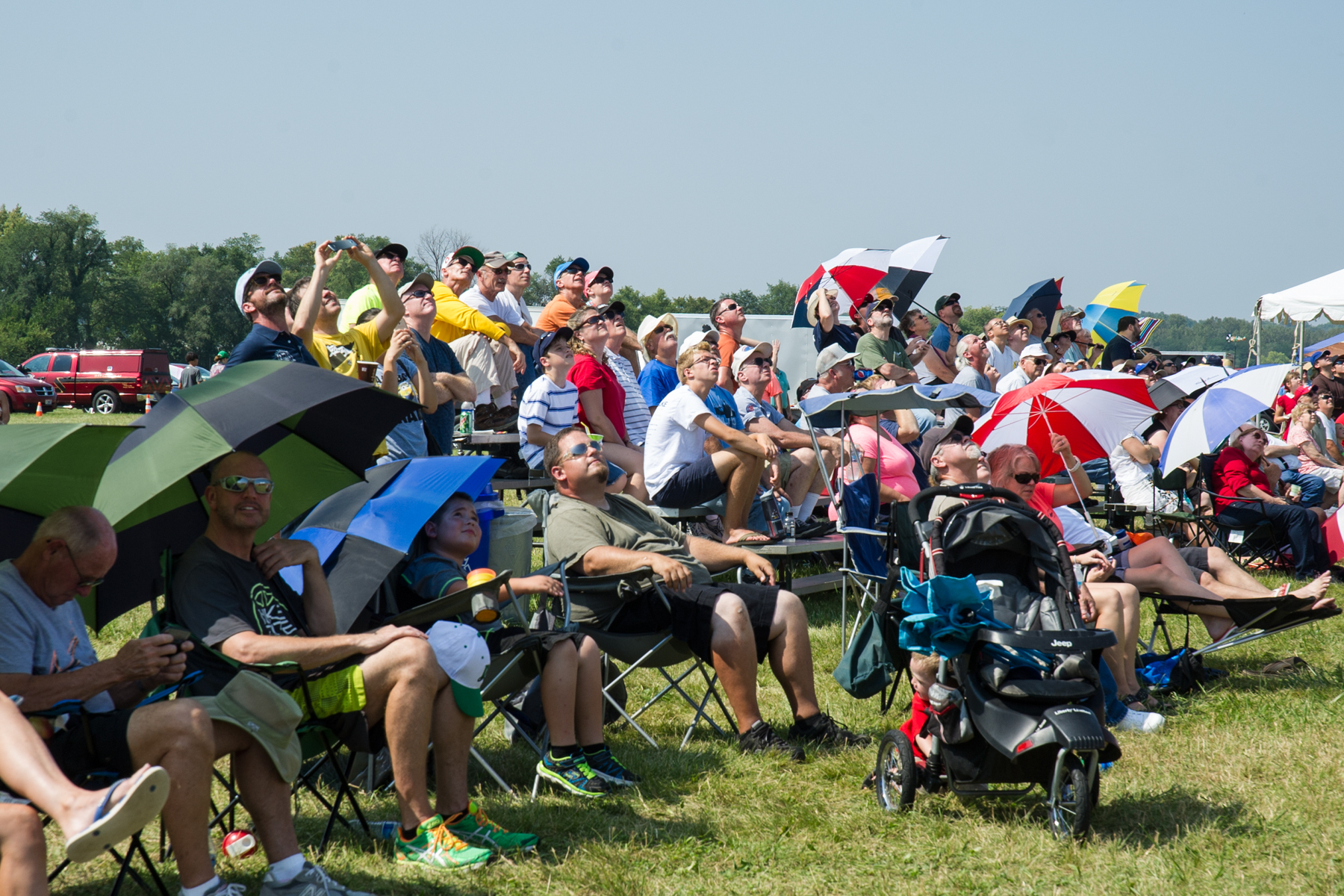 Giant Scale Radio-Controlled (RC) Model Aircraft Air Show