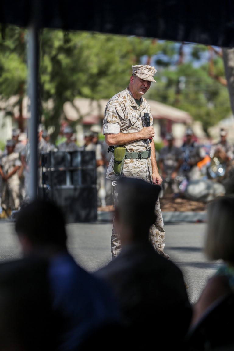 1st Marine Division Change of Command