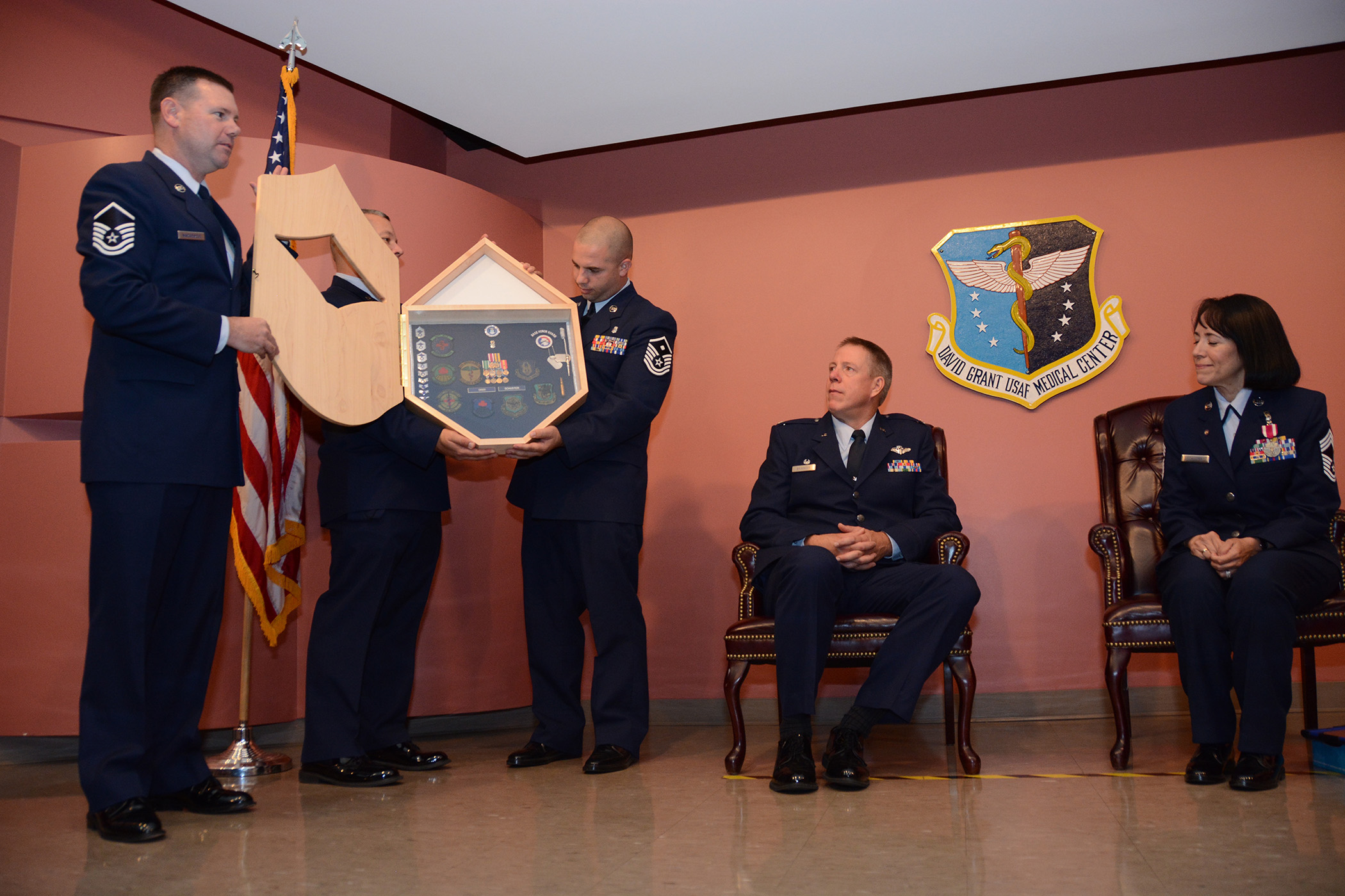 349th Aeromedical Staging Squadron superintendent retires after 33 ...