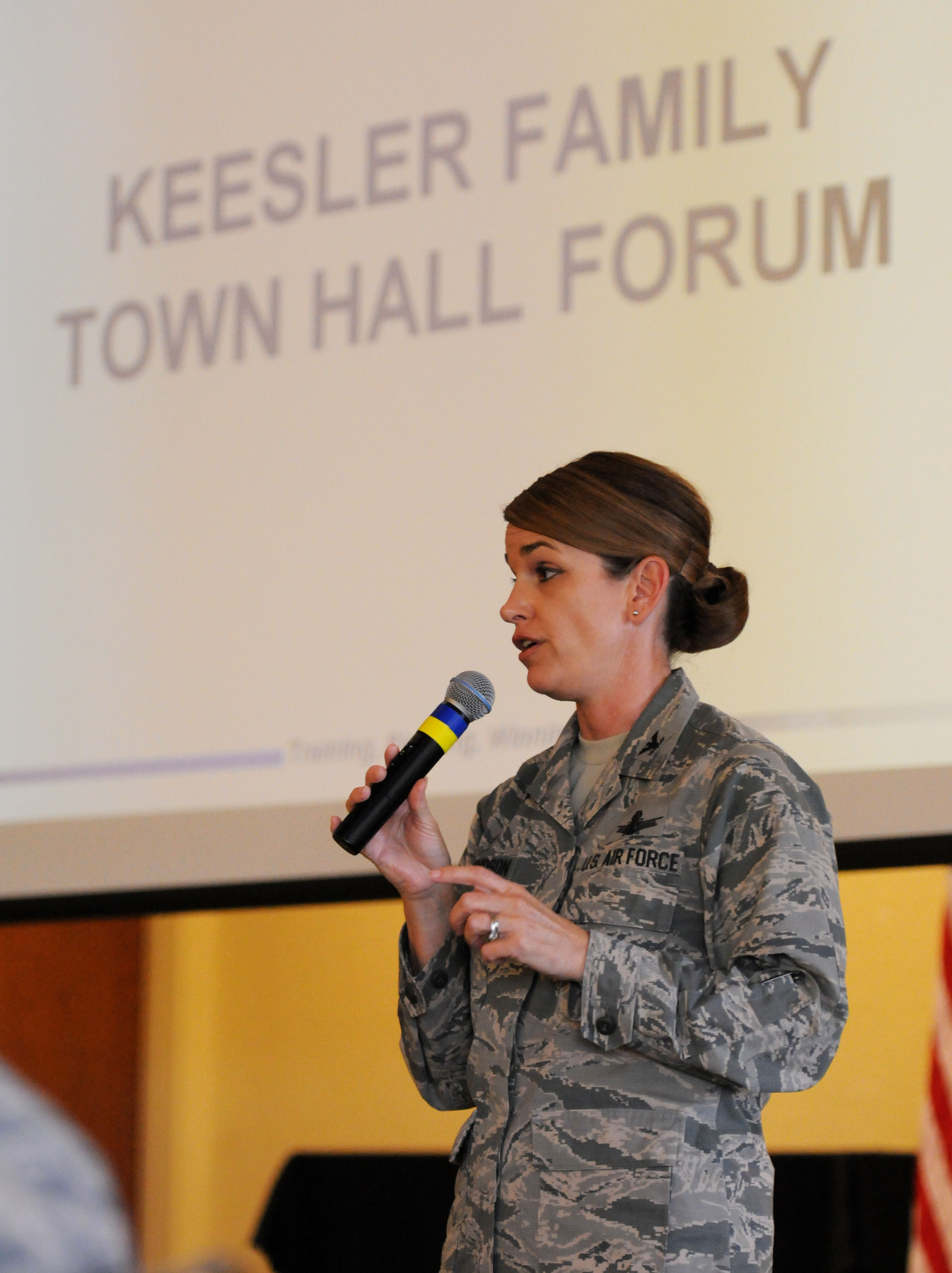 Col. Edmondson hosts first town hall forum