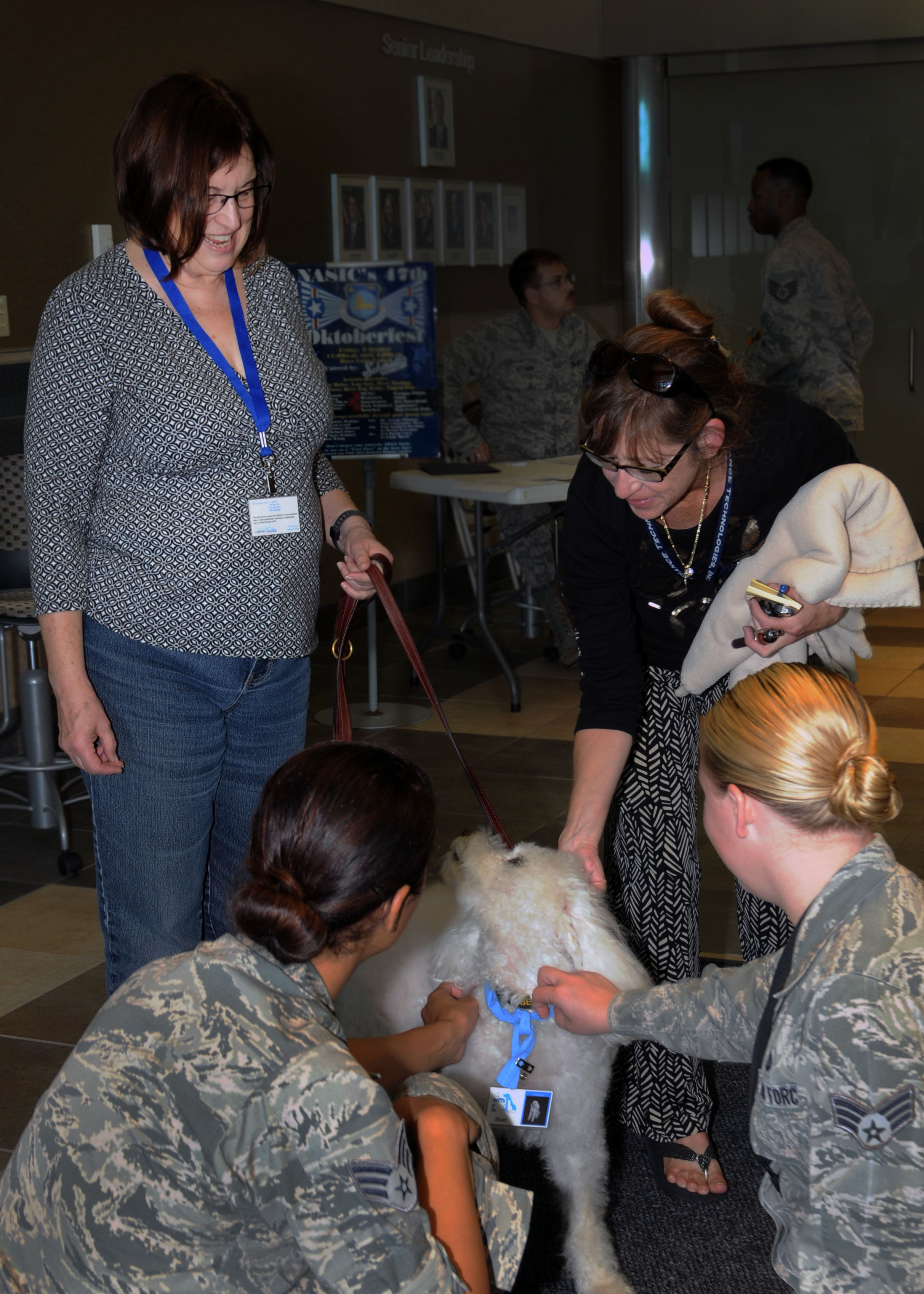 Therapy dogs provide much needed break > National Air and Space ...
