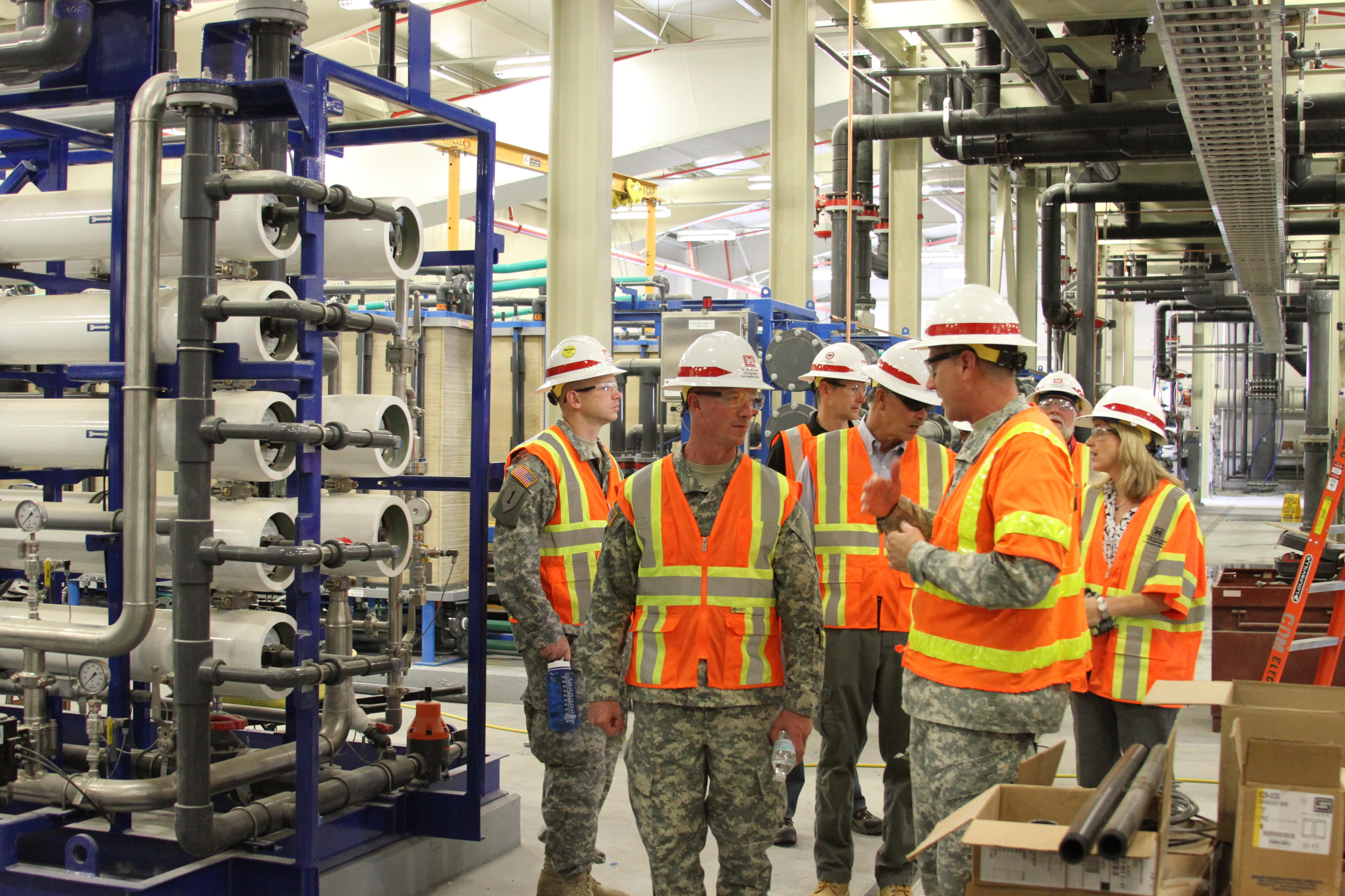 District commander tours Fort Irwin construction projects > Los Angeles ...