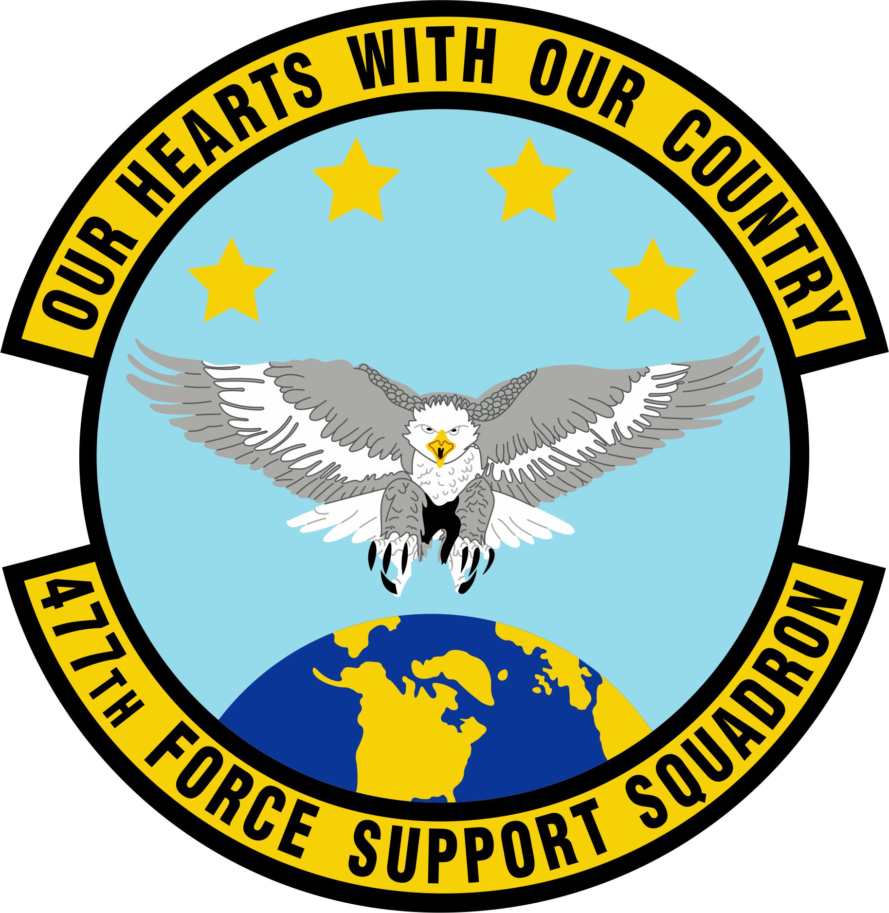 477 Force Support Squadron emblem
