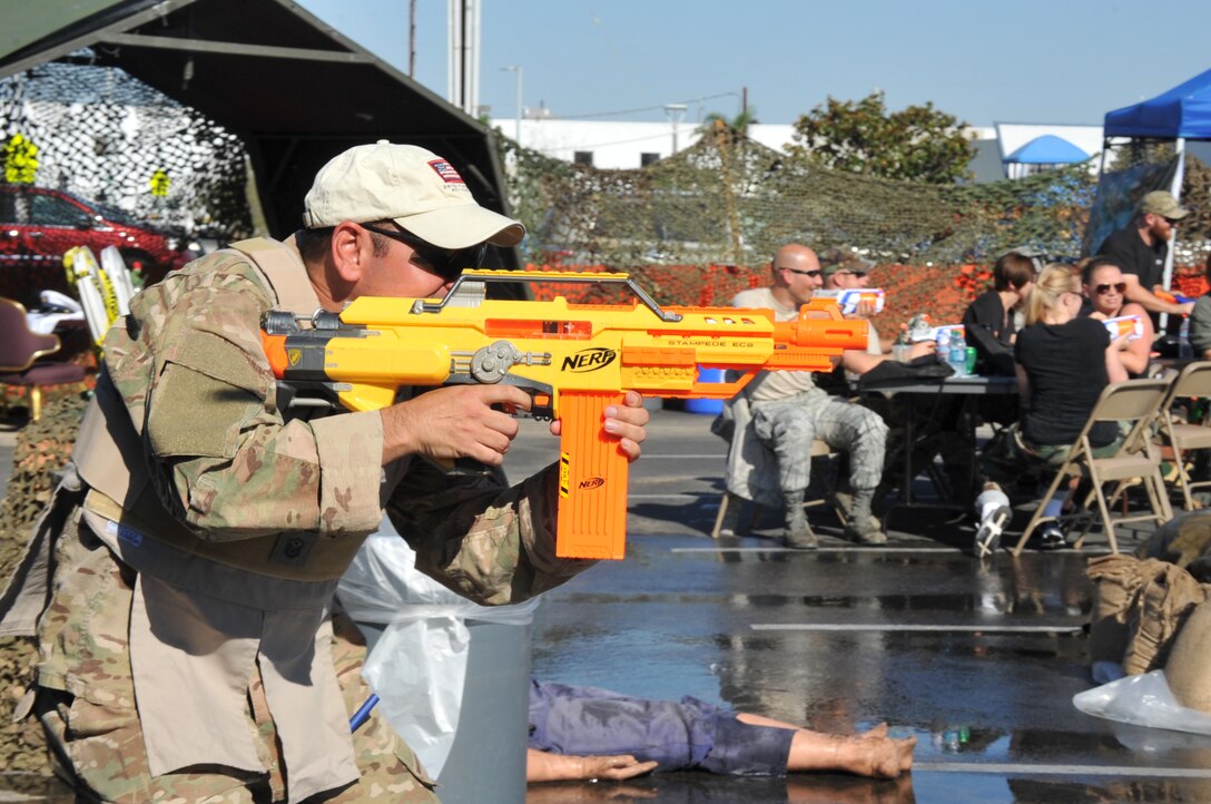 SMC, 61st ABG takes aim and targets fun at Combat Dining-Out