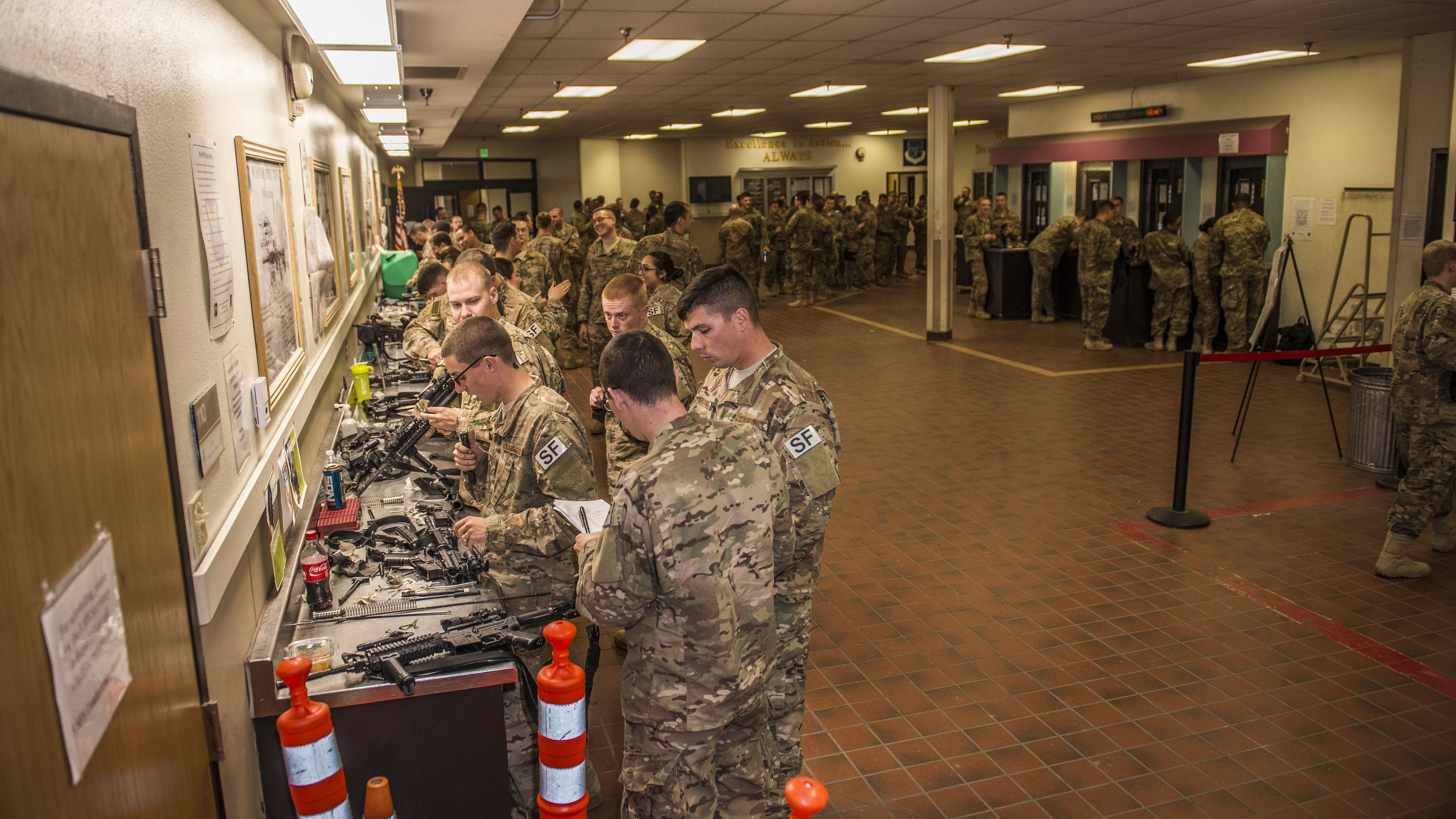 Weapons Cleaning at the Armory > Minot Air Force Base > Article Display