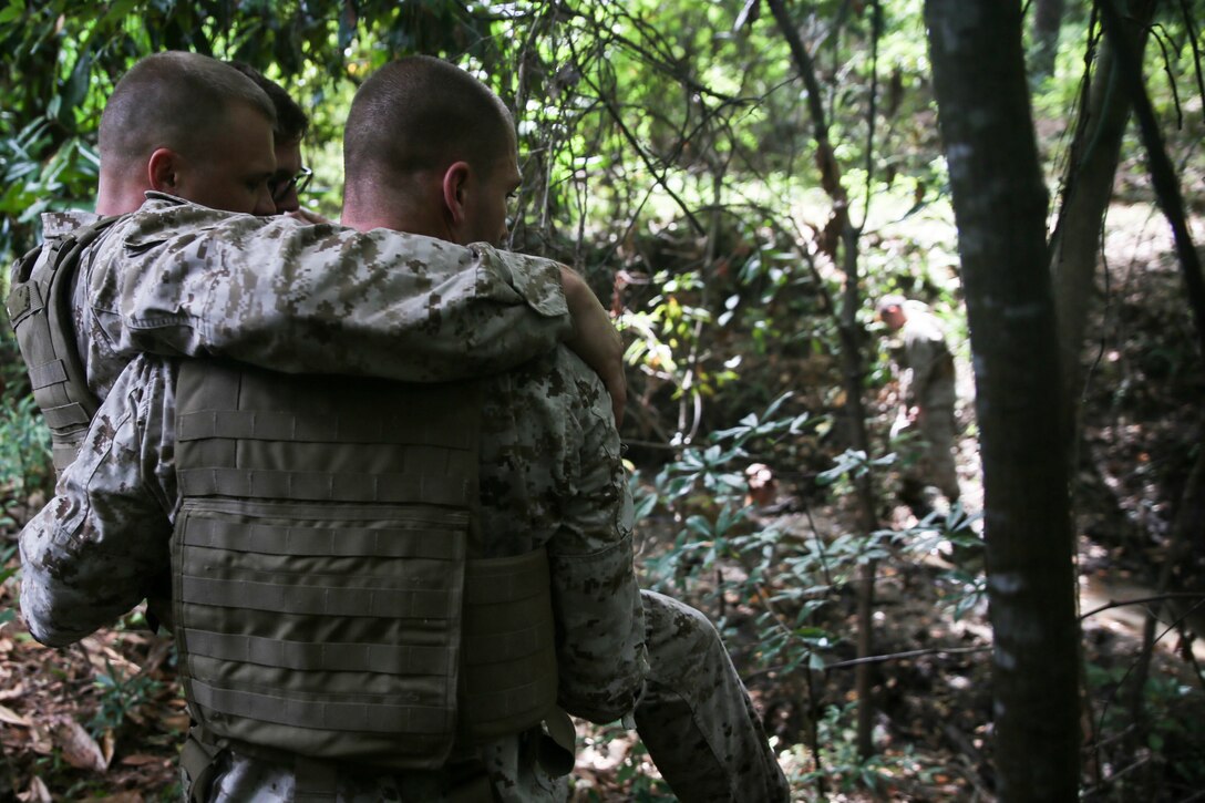 Going Green: 2nd Dental Bn. Integrates USMC Training