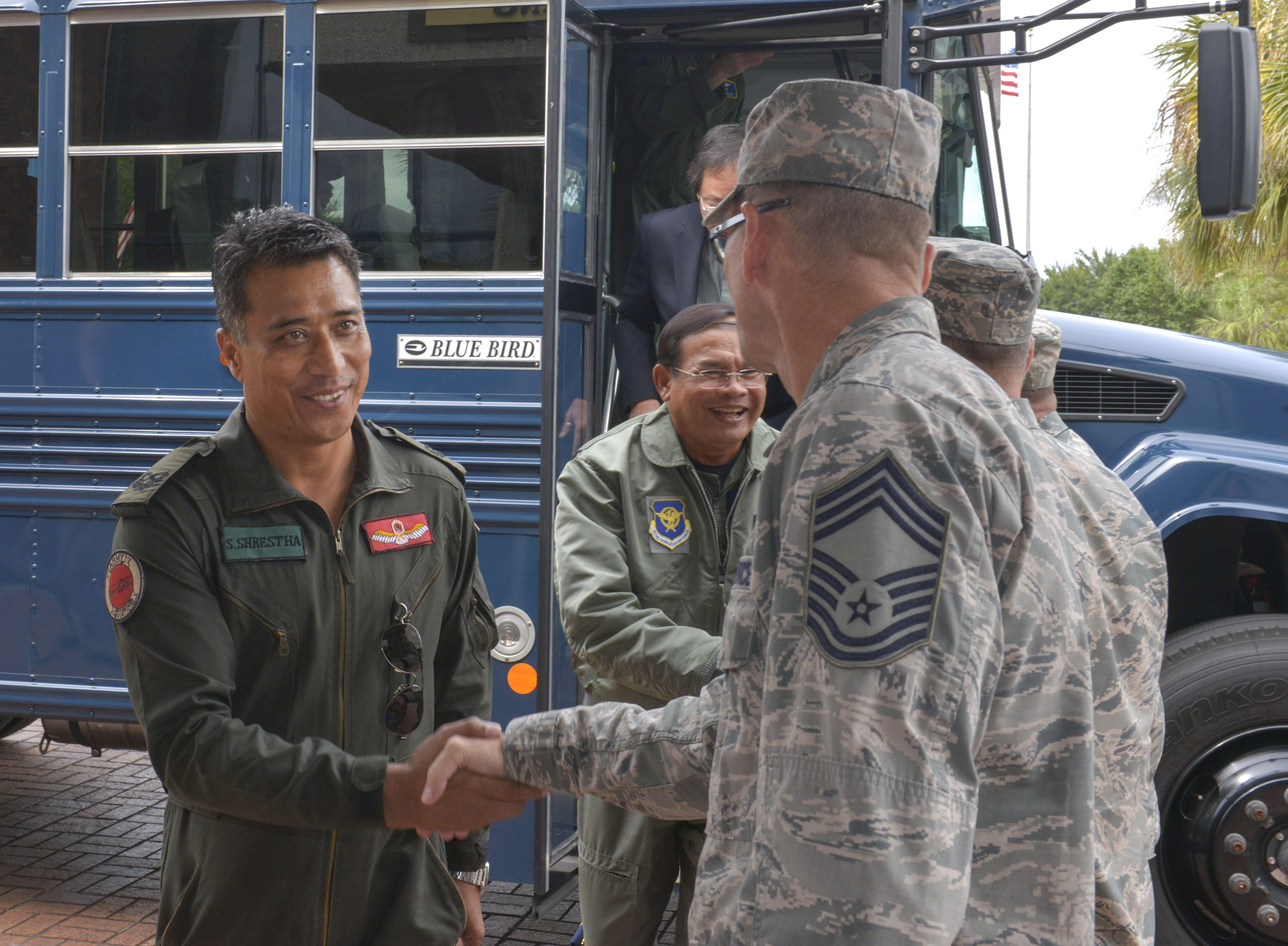 Pacific Air Chiefs Visit JB Charleston