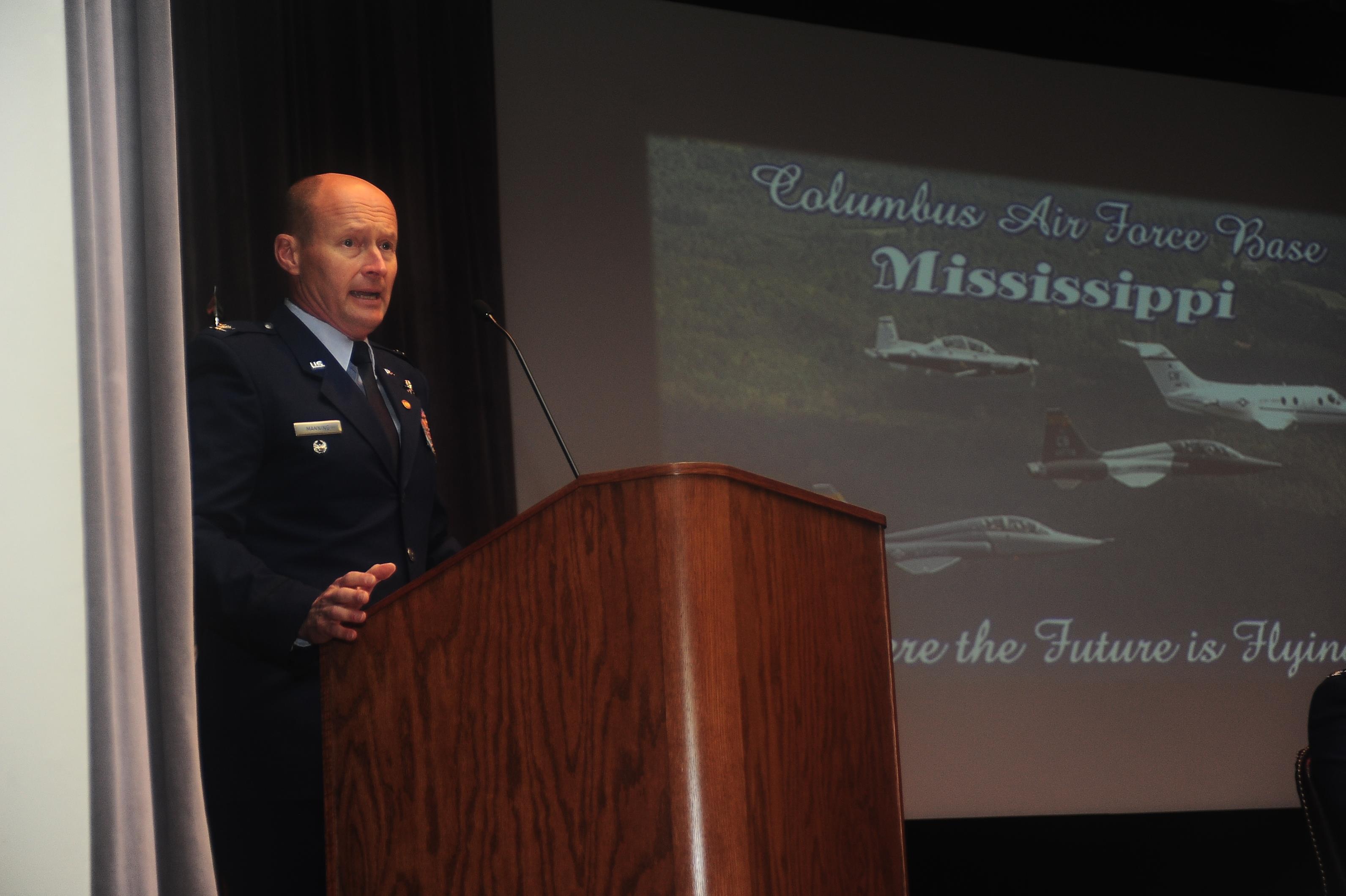 Manning encourages CAFB’s newest aviators