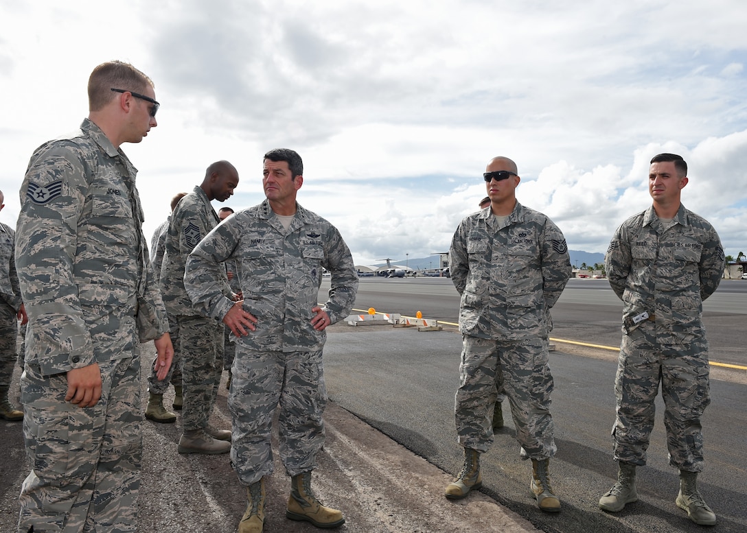 Lt. Gen. Russell Handy, Eleventh Air Force commander, tours Joint Base ...
